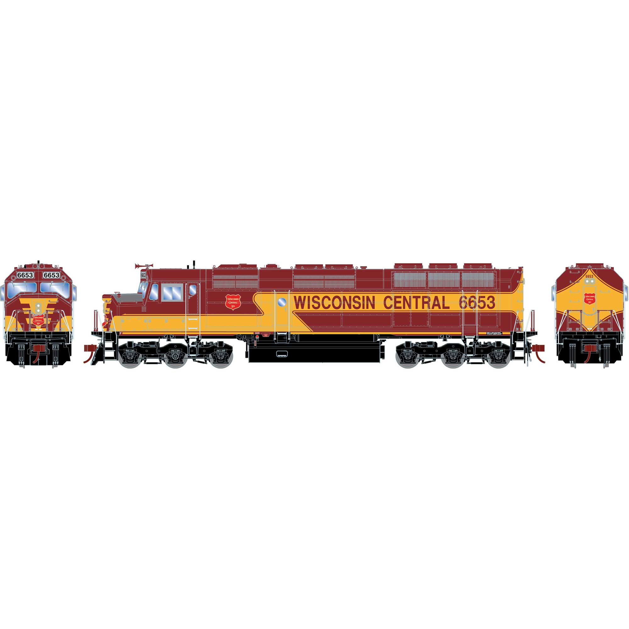 Athearn HO F45 WC #6656 ATHG28518 HO Locomotives - Walmart.com