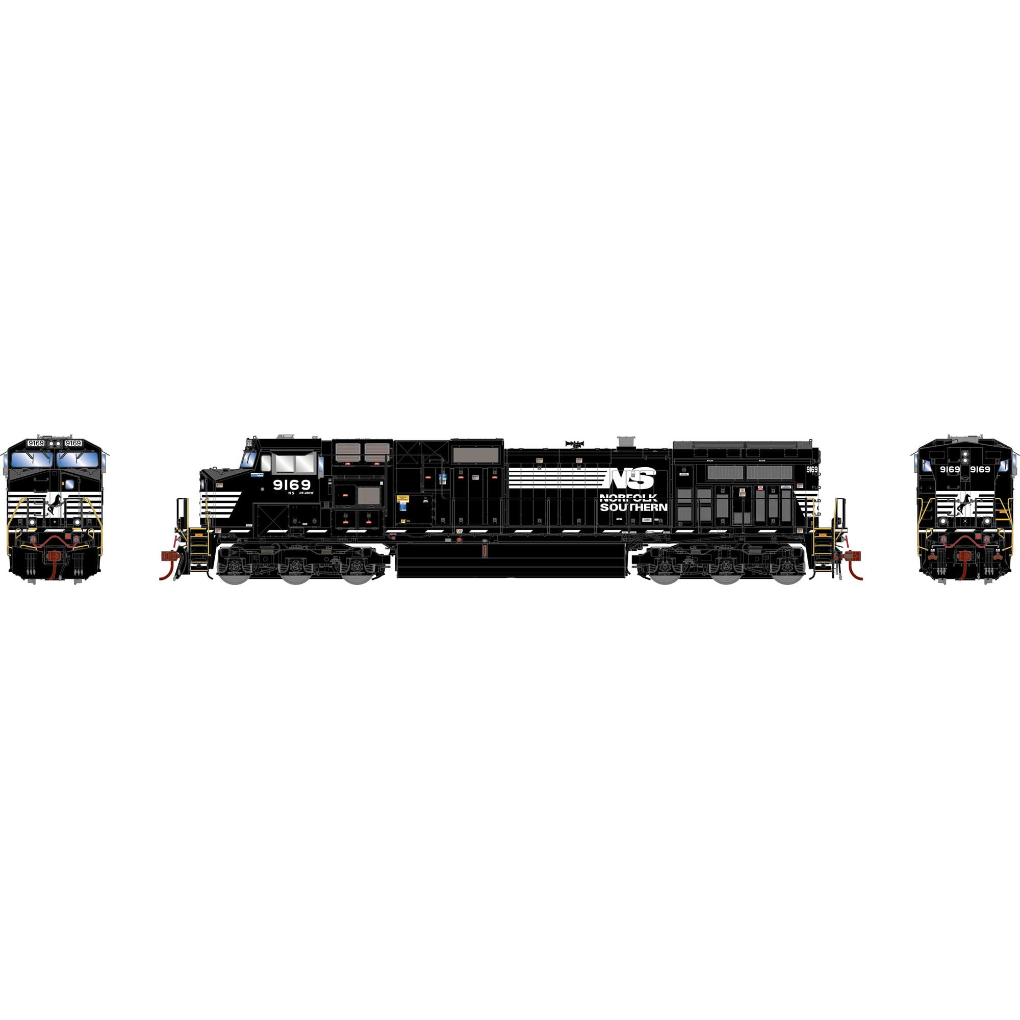 Athearn HO G2 Dash 9-44CW NS #9169 ATHG31537 HO Locomotives - Walmart.com