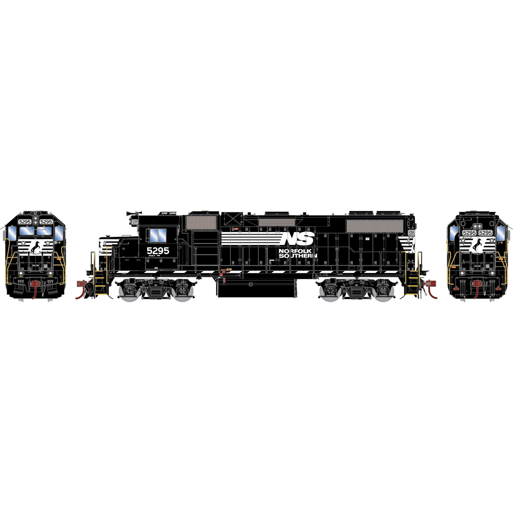 Athearn HO GP38-2 NS #5295 ATHG71727 HO Locomotives - Walmart.com