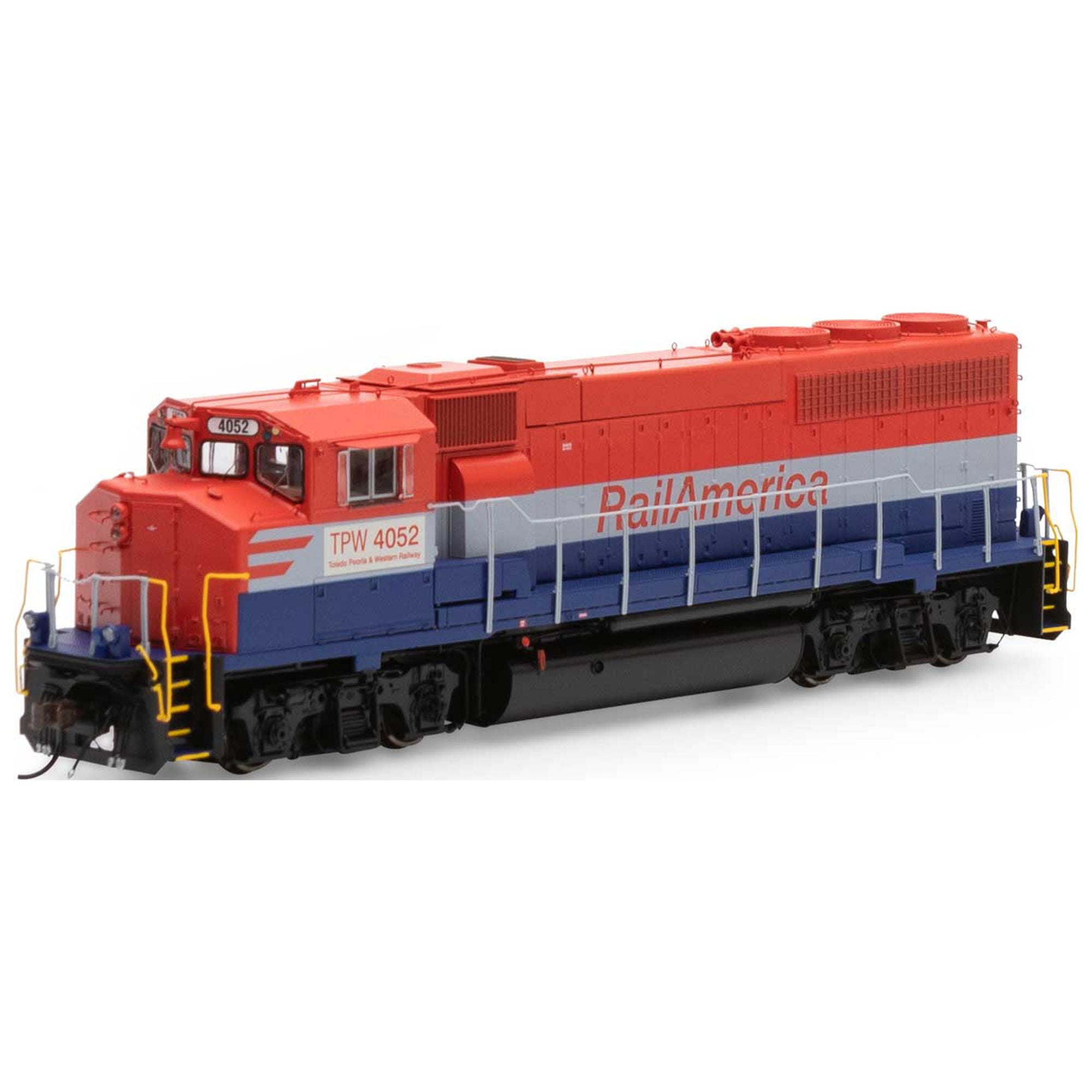 Athearn HO GP40-2L w/DCC & Sound Rail America/TP&W #4052 ATHG65187 HO Locomotives - Walmart.com