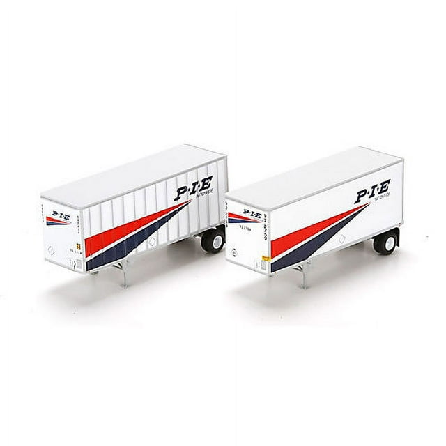 Athearn HO RTR 28' Trailers w/Dolly PIE 2 ATH91044 HO Vehicles ...