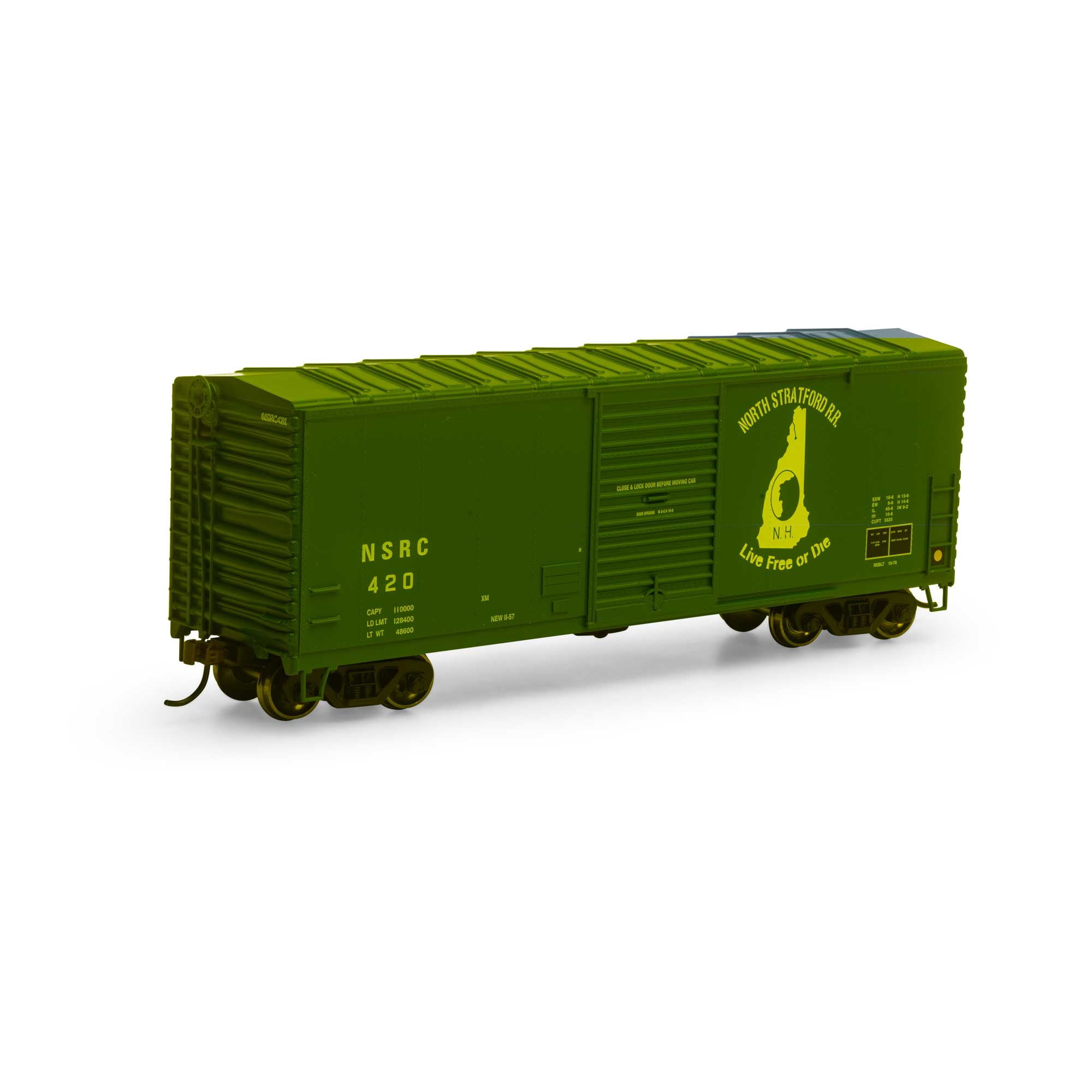 Athearn HO RTR 40' Modern Box NSRC #420 ATH67742 HO Rolling Stock ...