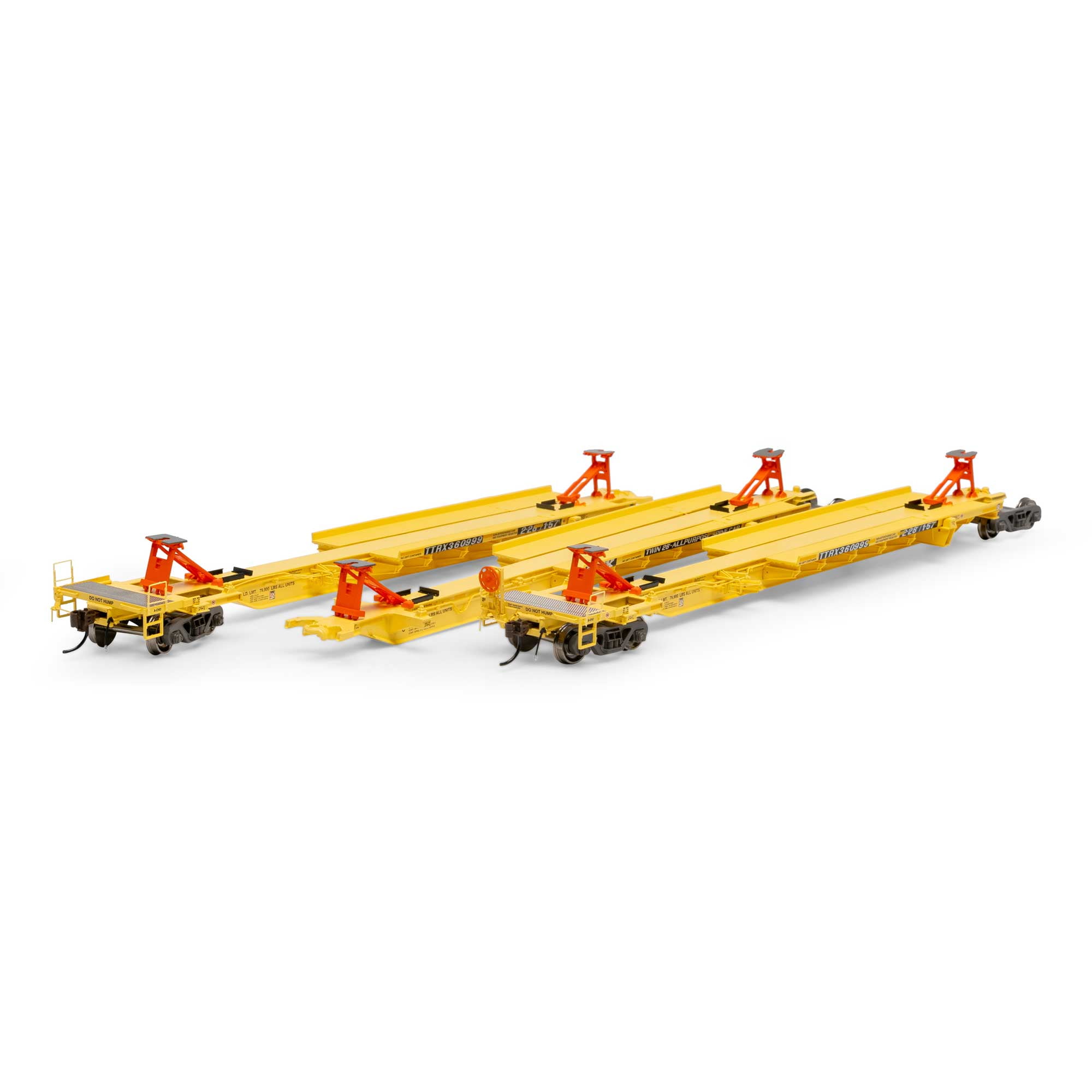 Athearn HO RTR 57' Trinity Spine CarTTRX/Faded #3608443 ATH15533 HO ...