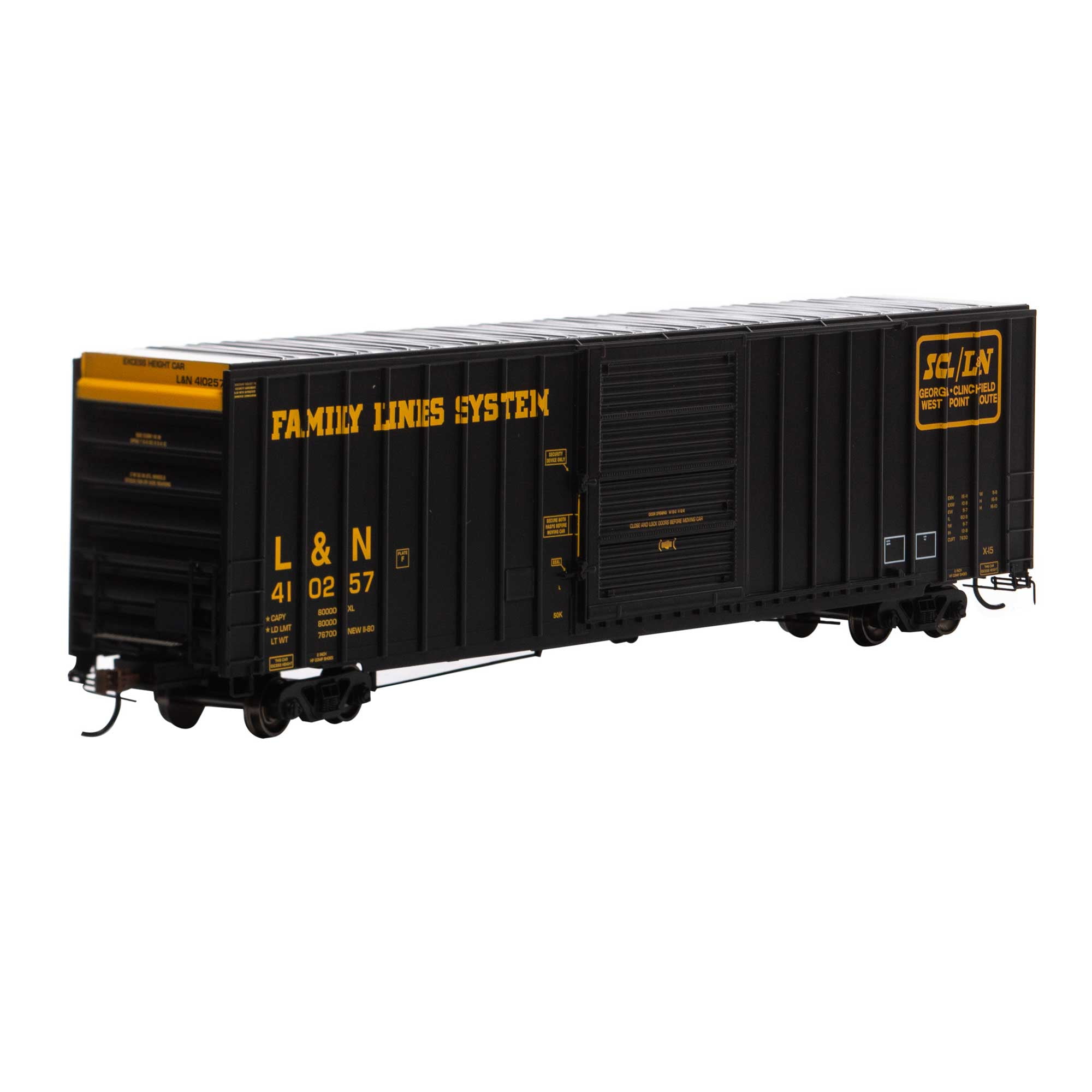 Athearn HO RTR 60' ICC Hi-Cube Box L&N #410257 ATH72755 HO Rolling ...