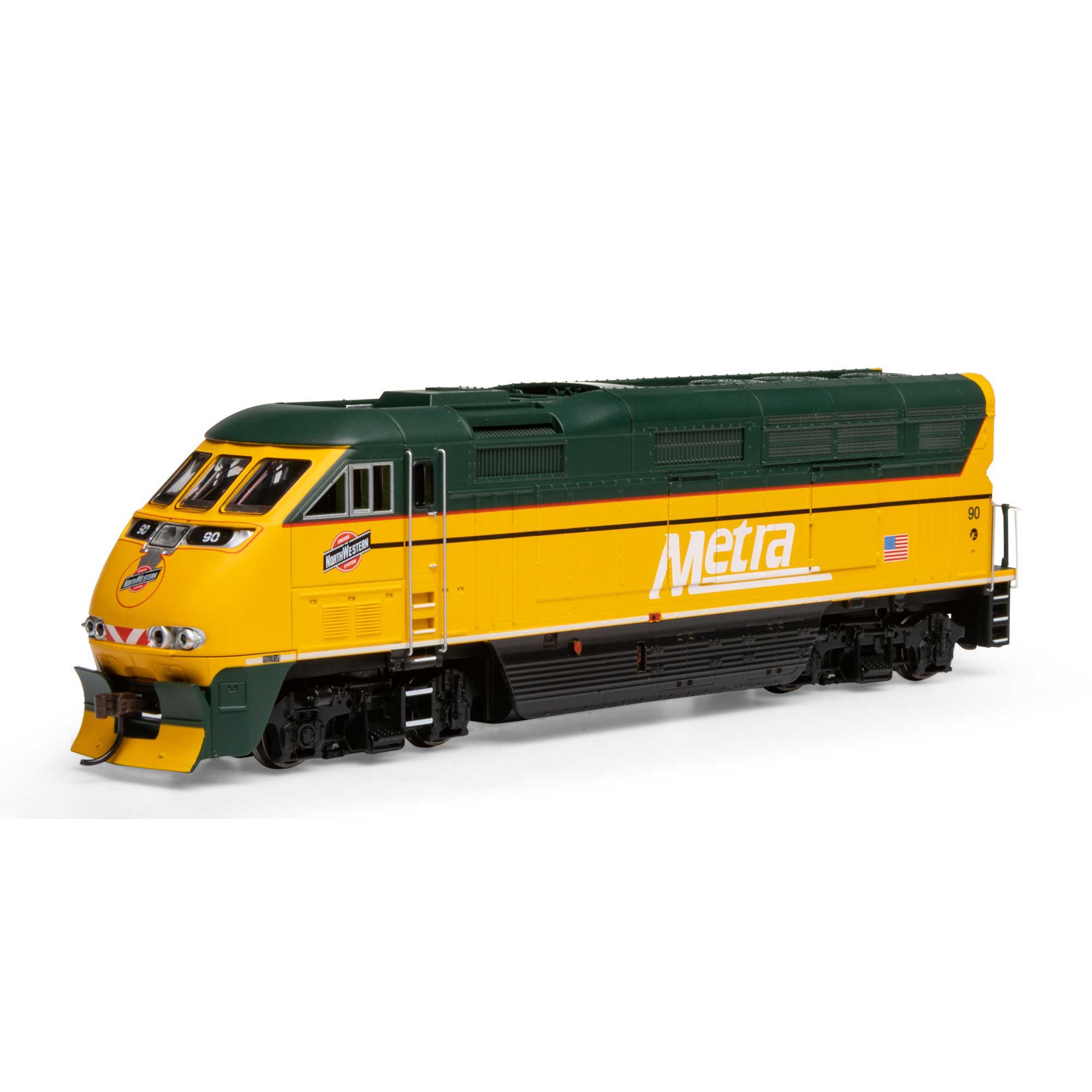 Athearn HO RTR F59PHI w/DCC & Sound METX #90 ATH64728 HO Locomotives - Walmart.com