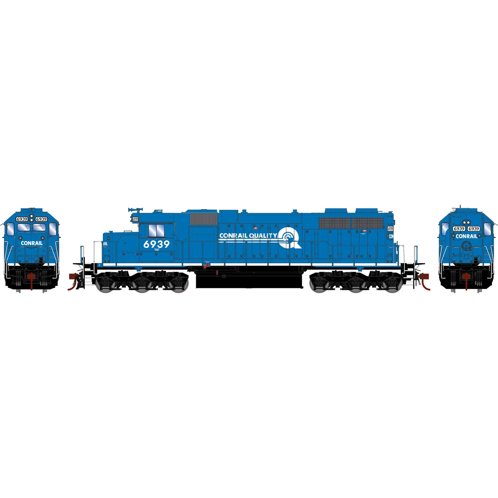 Athearn HO RTR SD38 CR #6939 ATH88643 HO Locomotives - Walmart.com