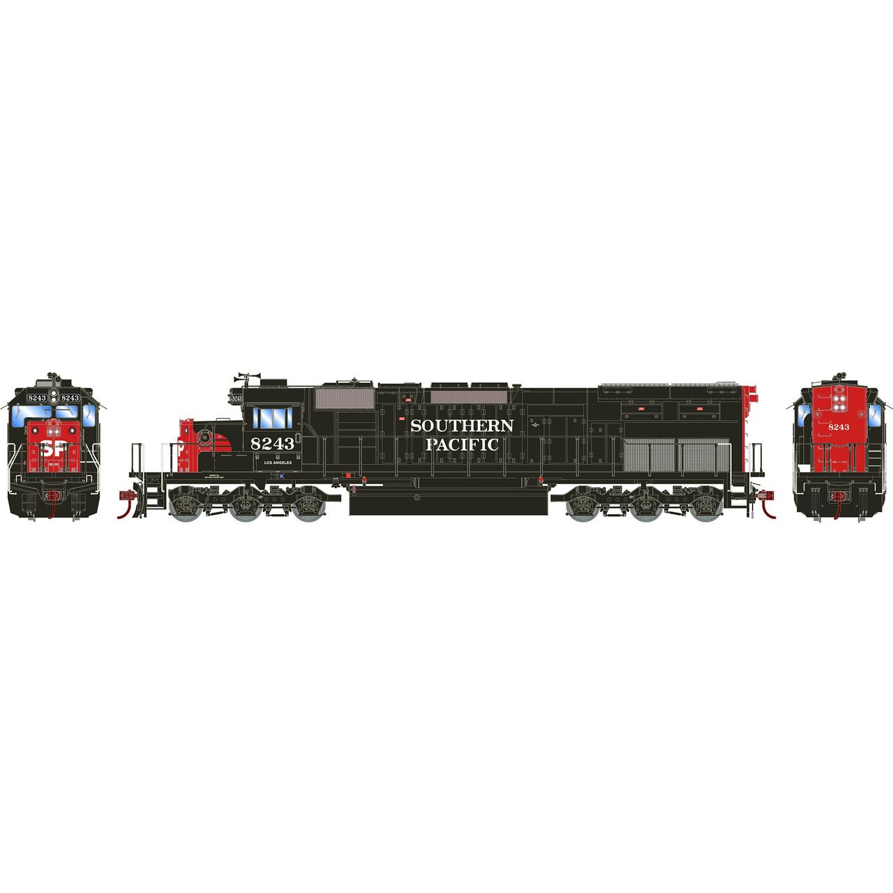 Athearn HO SD40T-2 SP #8243 ATH71747 HO Locomotives - Walmart.com