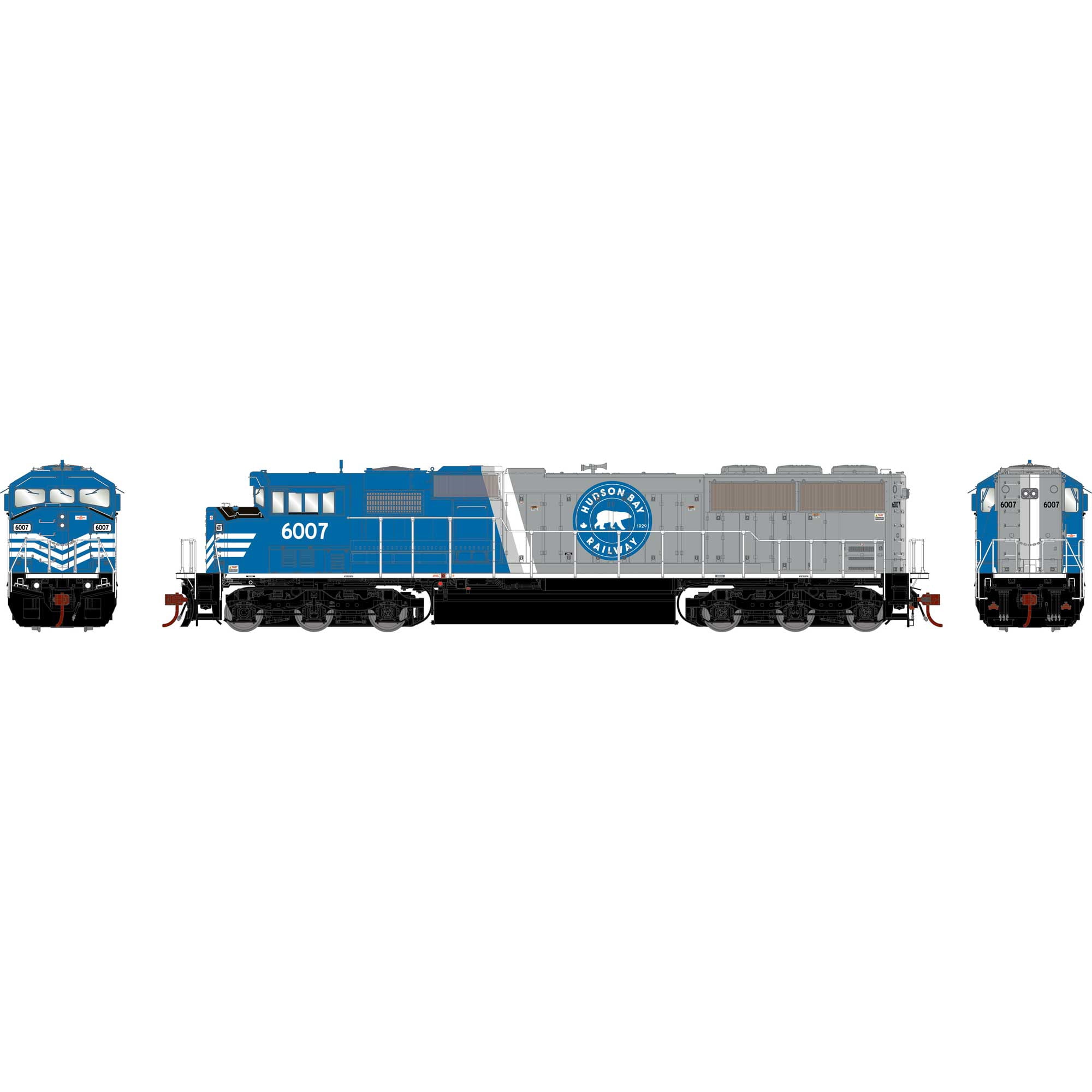 Athearn HO SD60M Tri-Clops HBRY #6007 ATHG75547 HO Locomotives ...