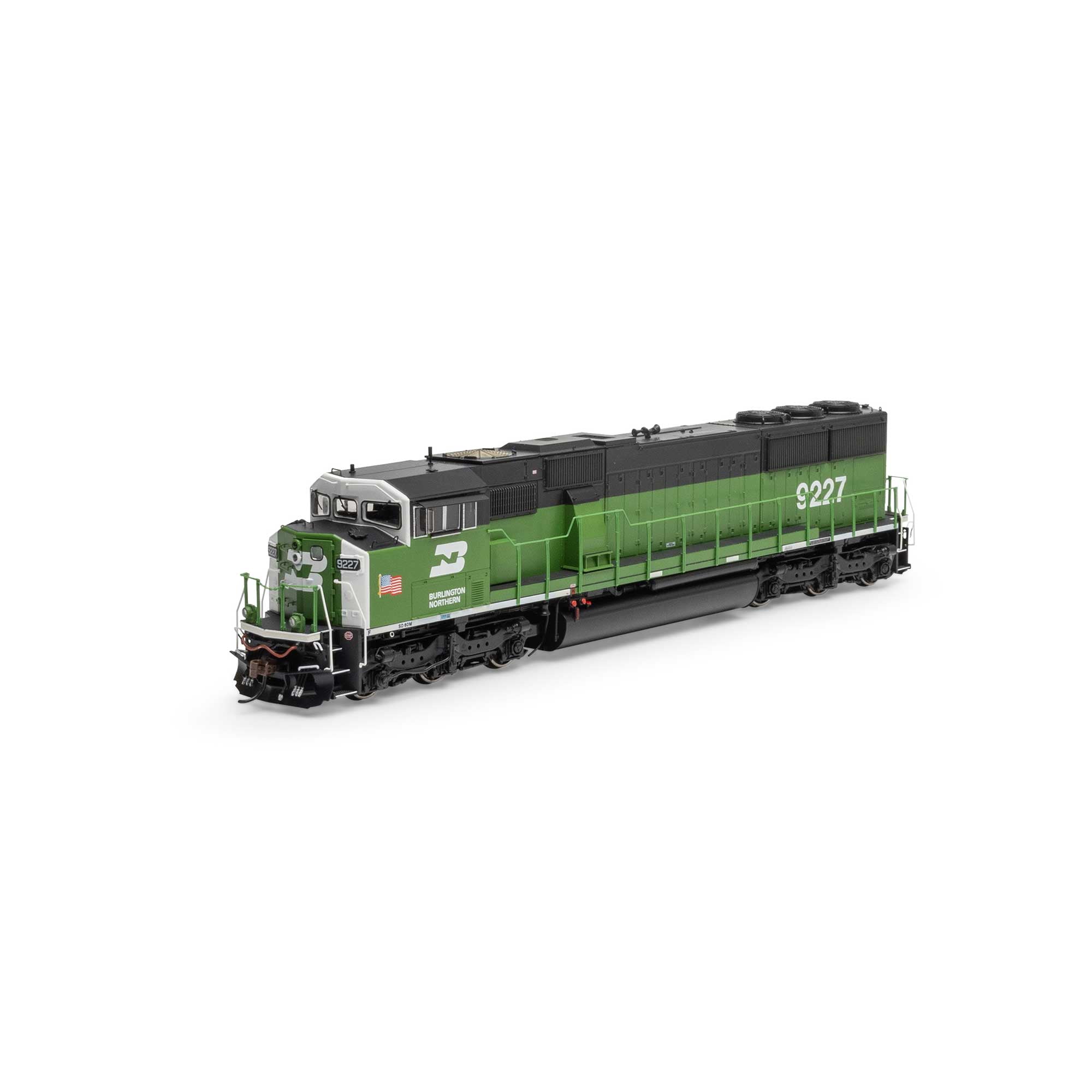 Athearn HO SD60M Tri-Clops w/DCC & Sound BN #9227 ATHG75639 HO Locomotives - Walmart.com