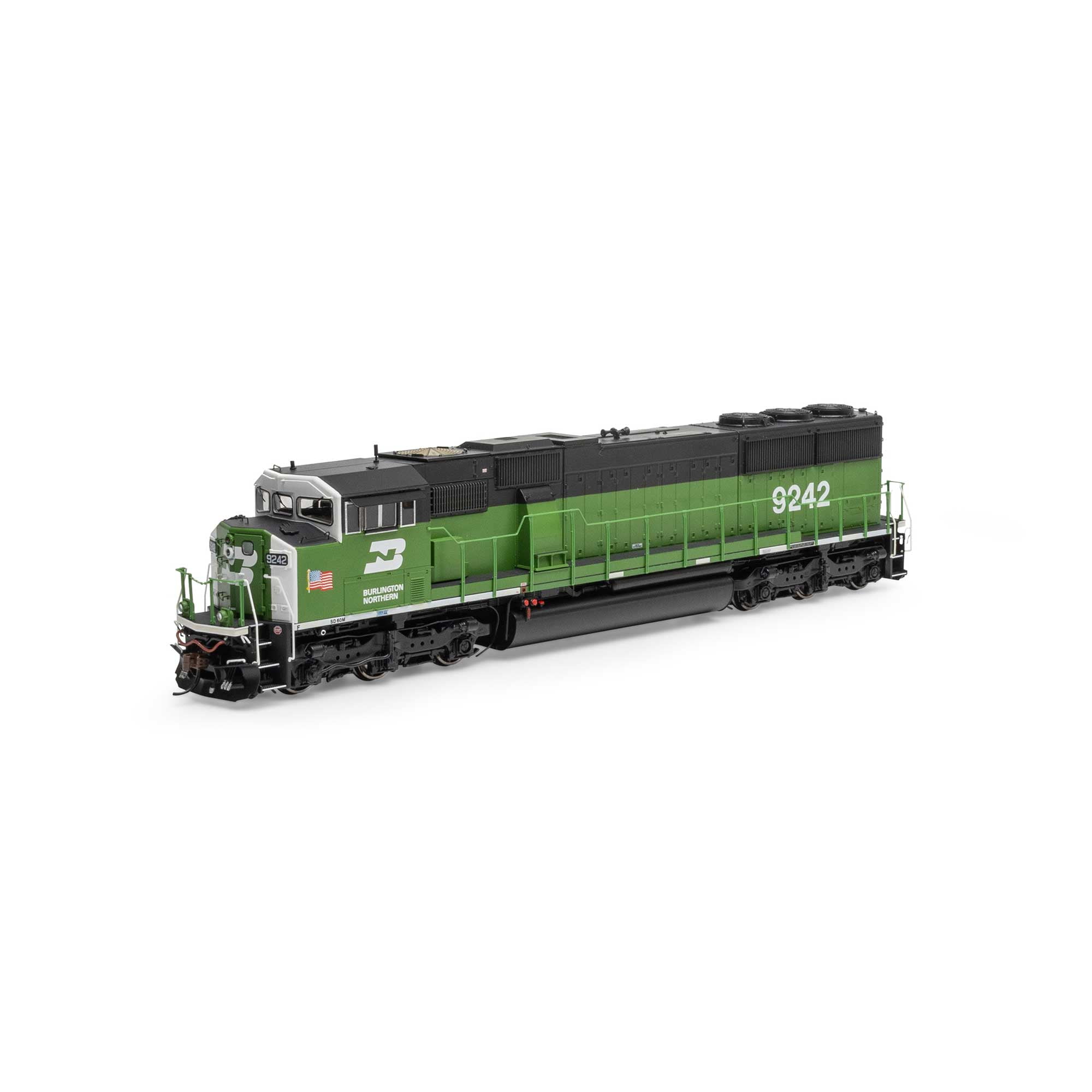 Athearn HO SD60M Tri-Clops w/DCC & Sound BN #9242 ATHG75640 HO Locomotives - Walmart.com