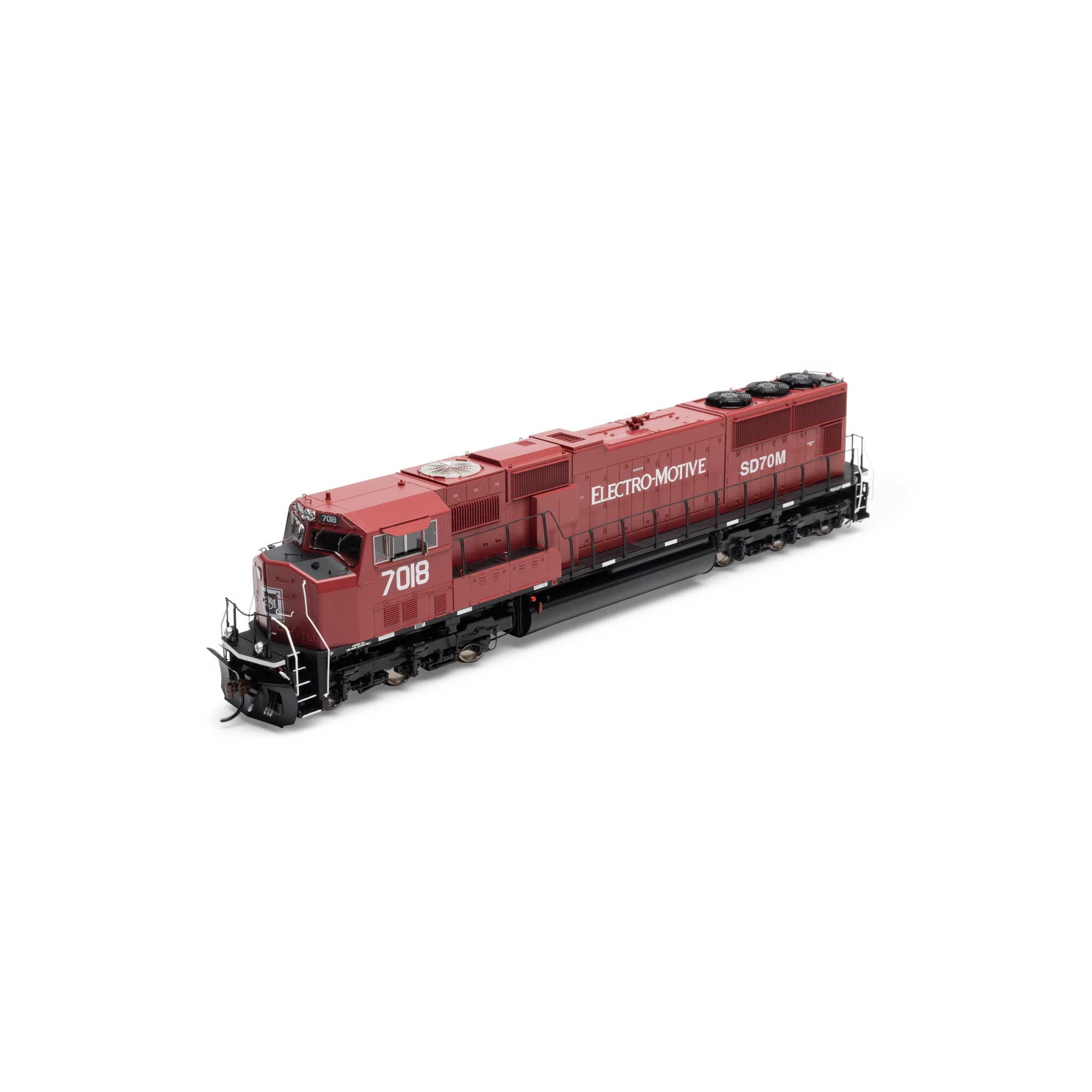 Athearn HO SD70M w/DCC & Sound EMDX/Maroon/Black #7018 ATHG71221 HO ...