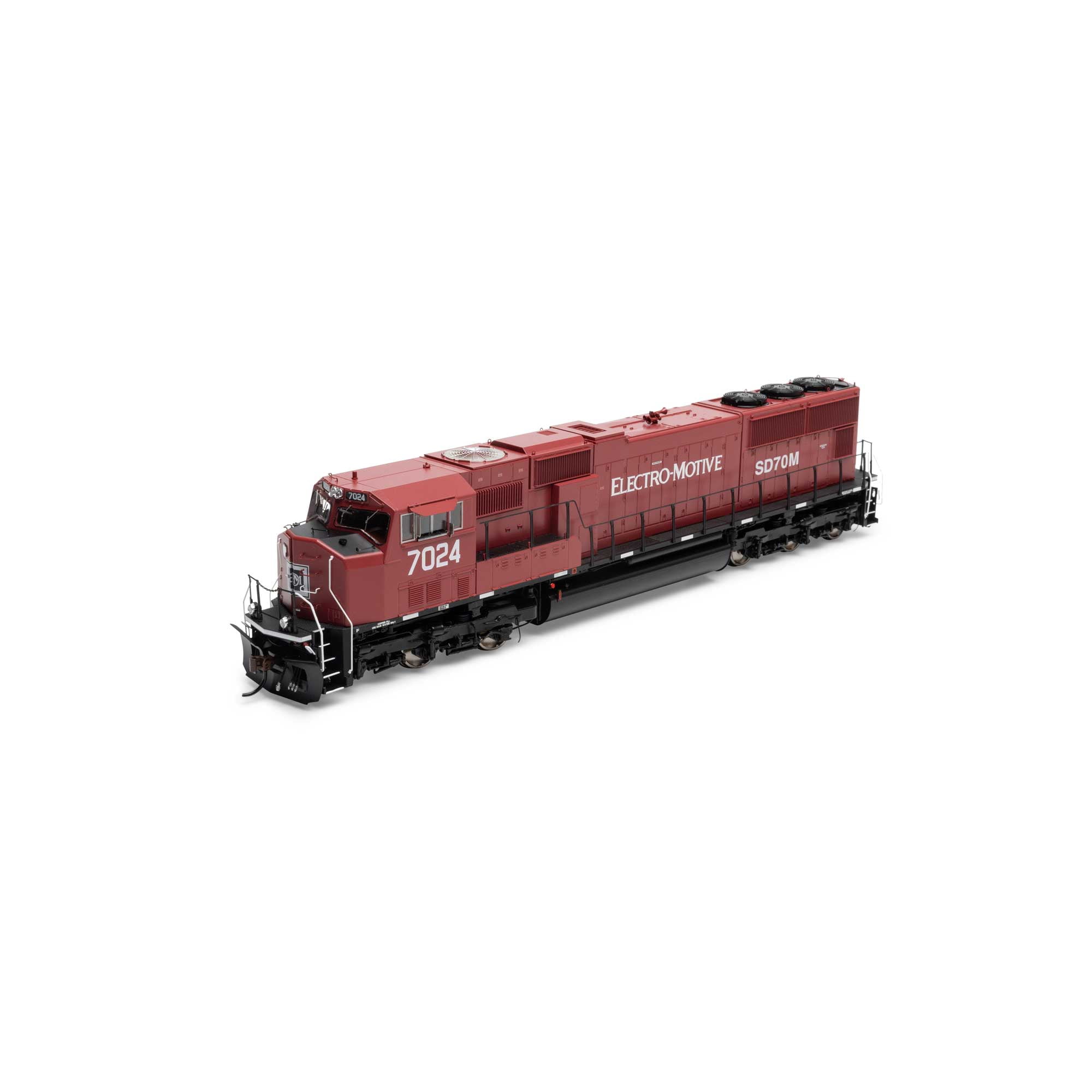 Athearn HO SD70M w/DCC & Sound EMDX/Maroon/Black #7024 ATHG71222 HO Locomotives - Walmart.com