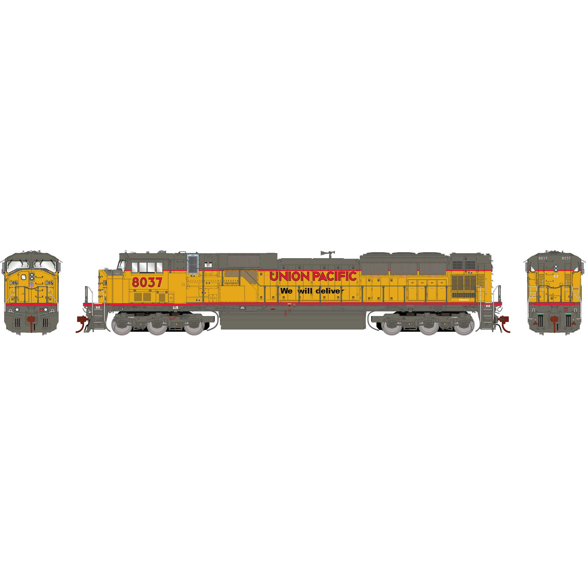 Athearn HO SD9043MAC UP #8037 ATHG27278 HO Locomotives - Walmart.com