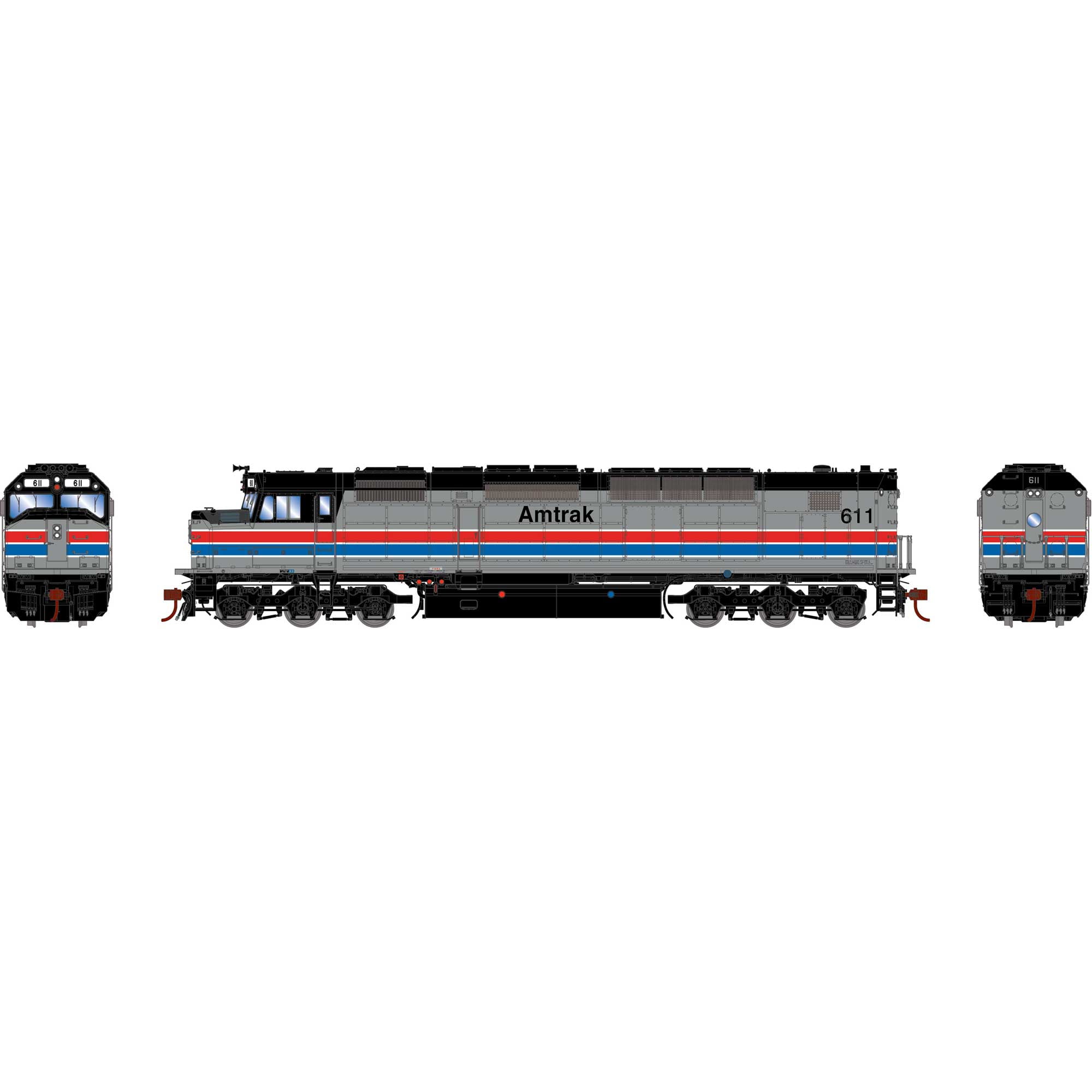 Athearn HO SDP40F Amtrak/Phase II #611 ATHG64120 HO Locomotives ...