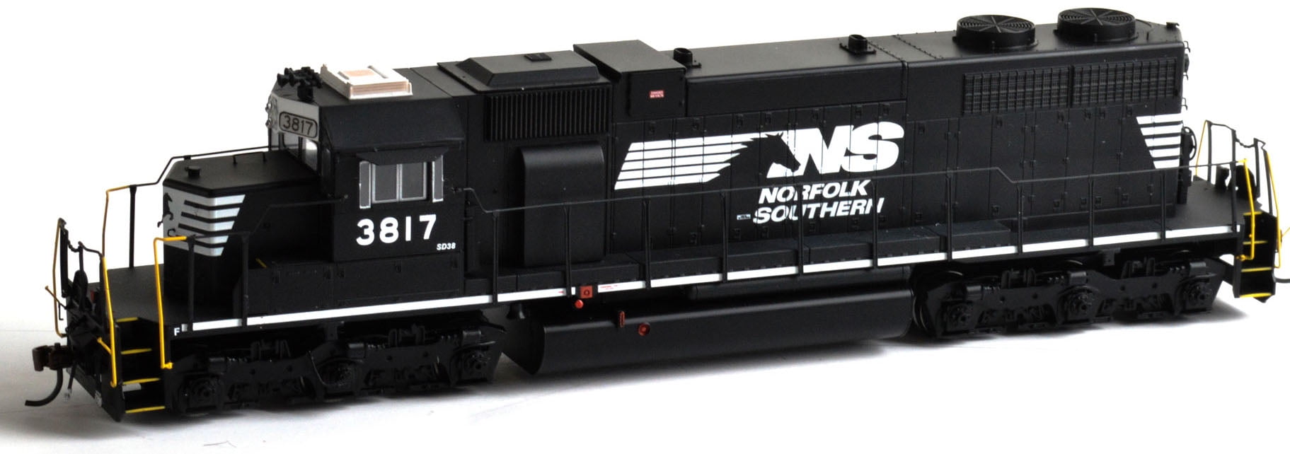 Athearn HO Scale EMD SD38 Diesel Locomotive Norfolk Southern/NS #3817 - Walmart.com