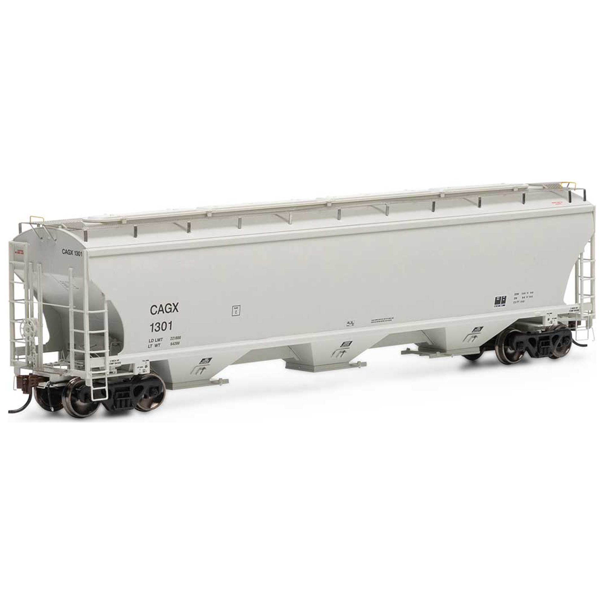 Athearn HO Trinity 3-Bay Hoppers CAGX #1301 ATHG97144 HO Rolling Stock - Walmart.com