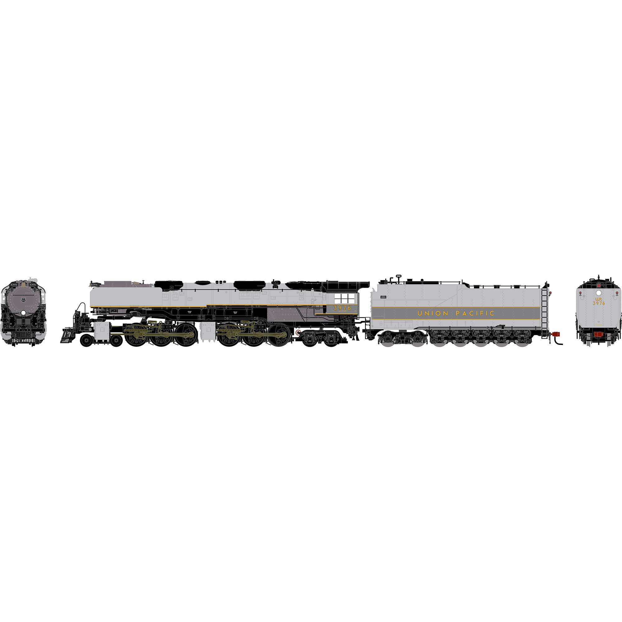 Athearn N 4-6-6-4 UP #3976 TTG ATH25544 N Locomotives - Walmart.com