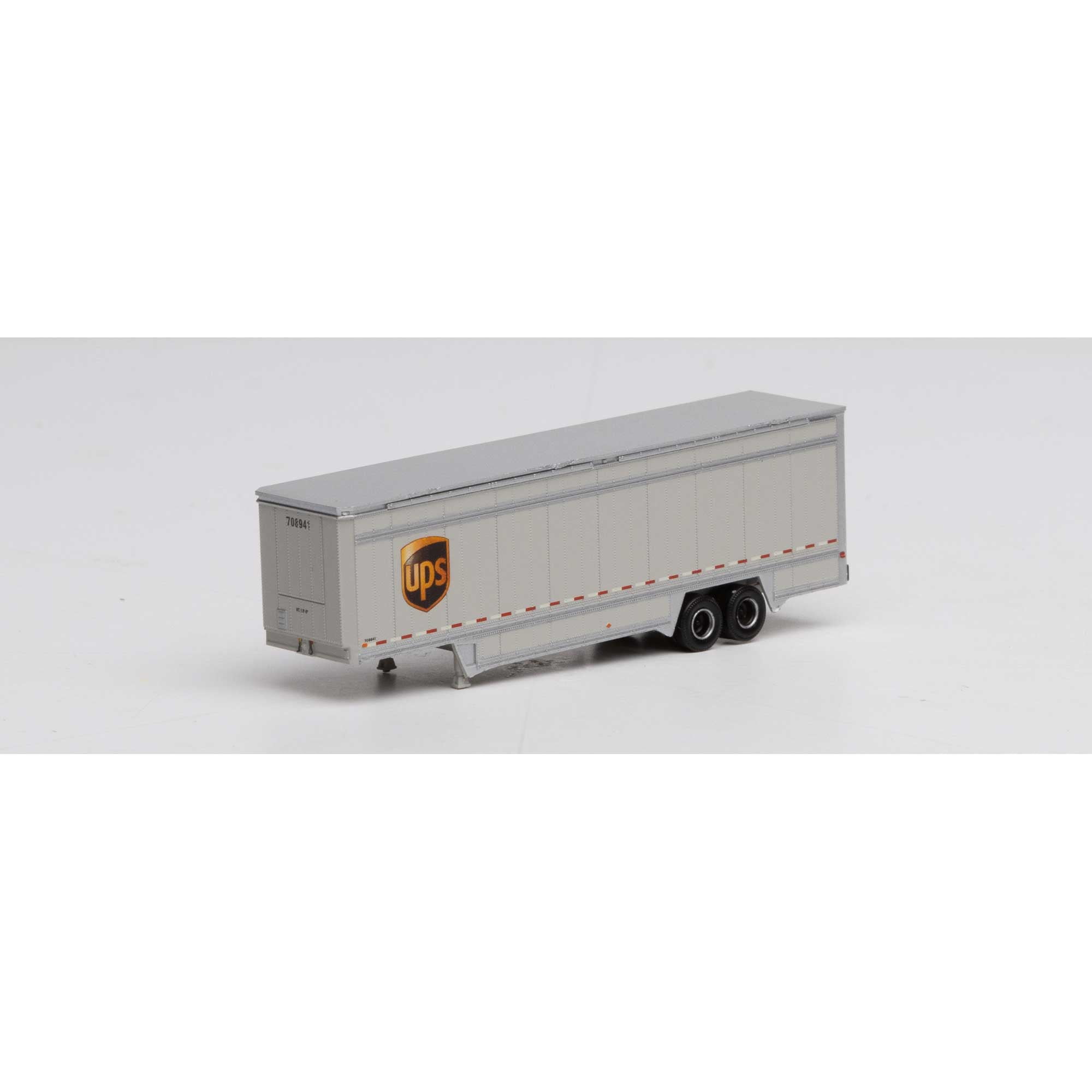 Athearn N 40' Drop Sill Parcel Trailer UPS/Logo #708941 ATH30115 N ...