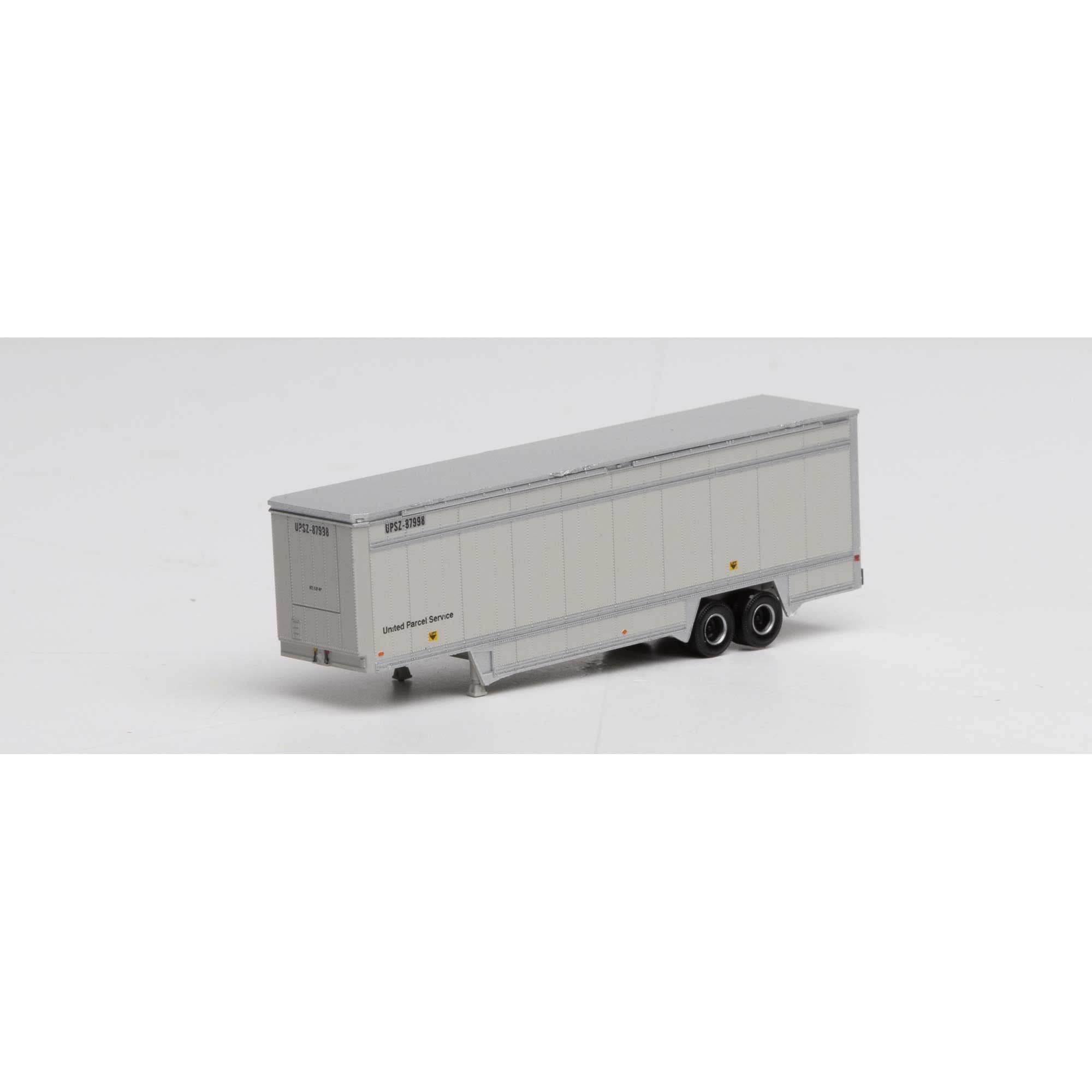 Athearn N 40' Drop Sill Parcel Trailer UPS/No Logo #87998 ATH30112 N ...