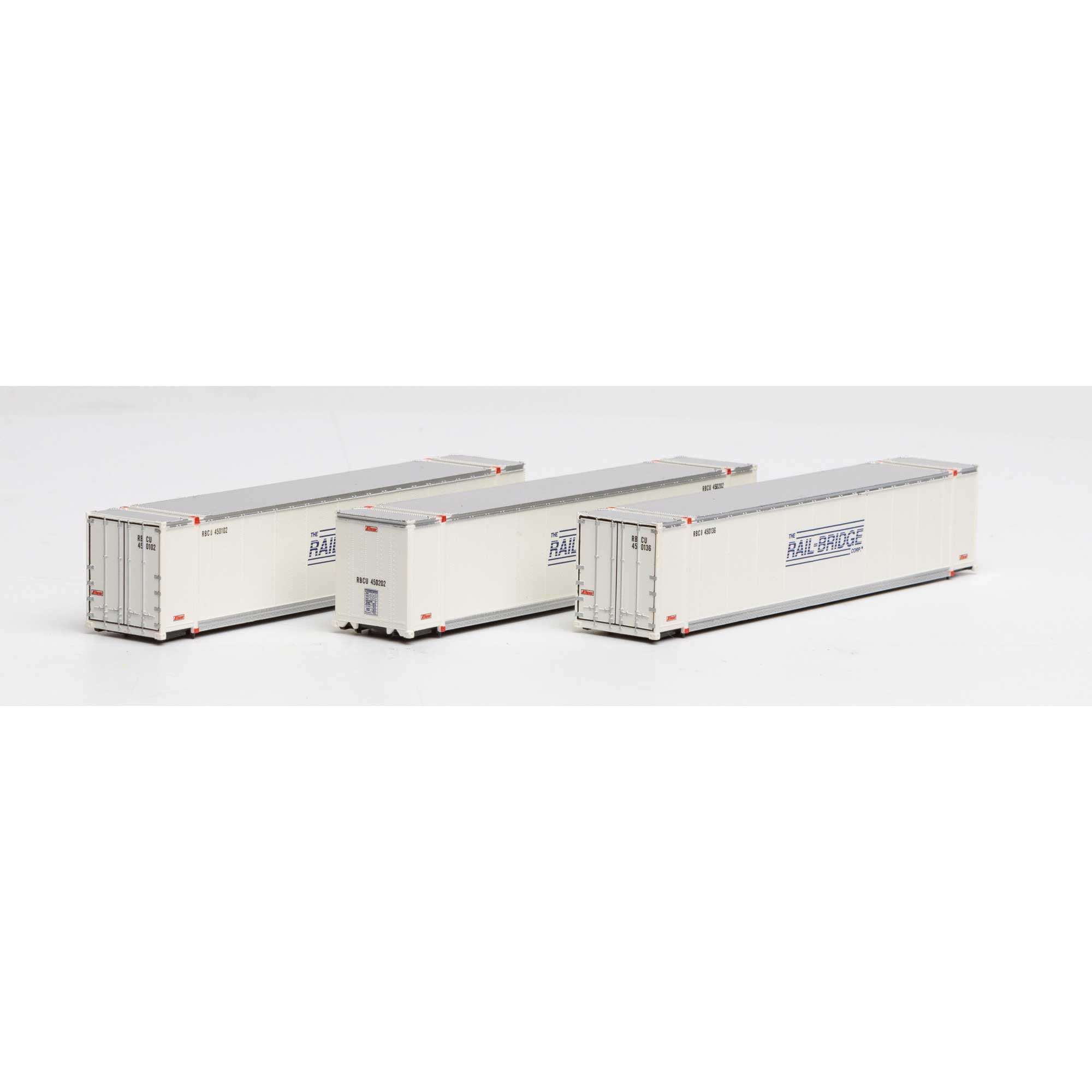 Athearn N 48' Container Rail Bridge #2 3 ATH17299 N Vehicles - Walmart.com