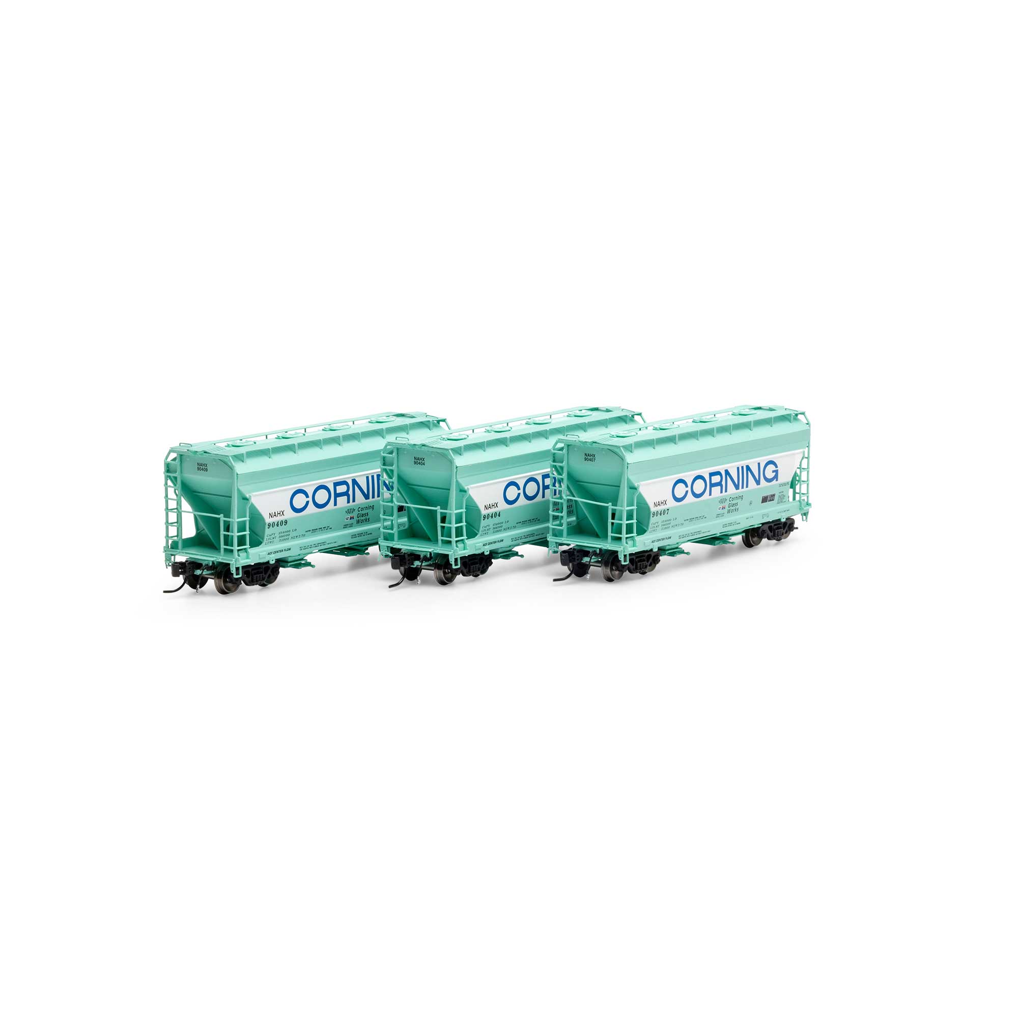 Athearn N ACF 2970 Covered Hopper NAHX 3 ATHGN24694 N Rolling Stock ...