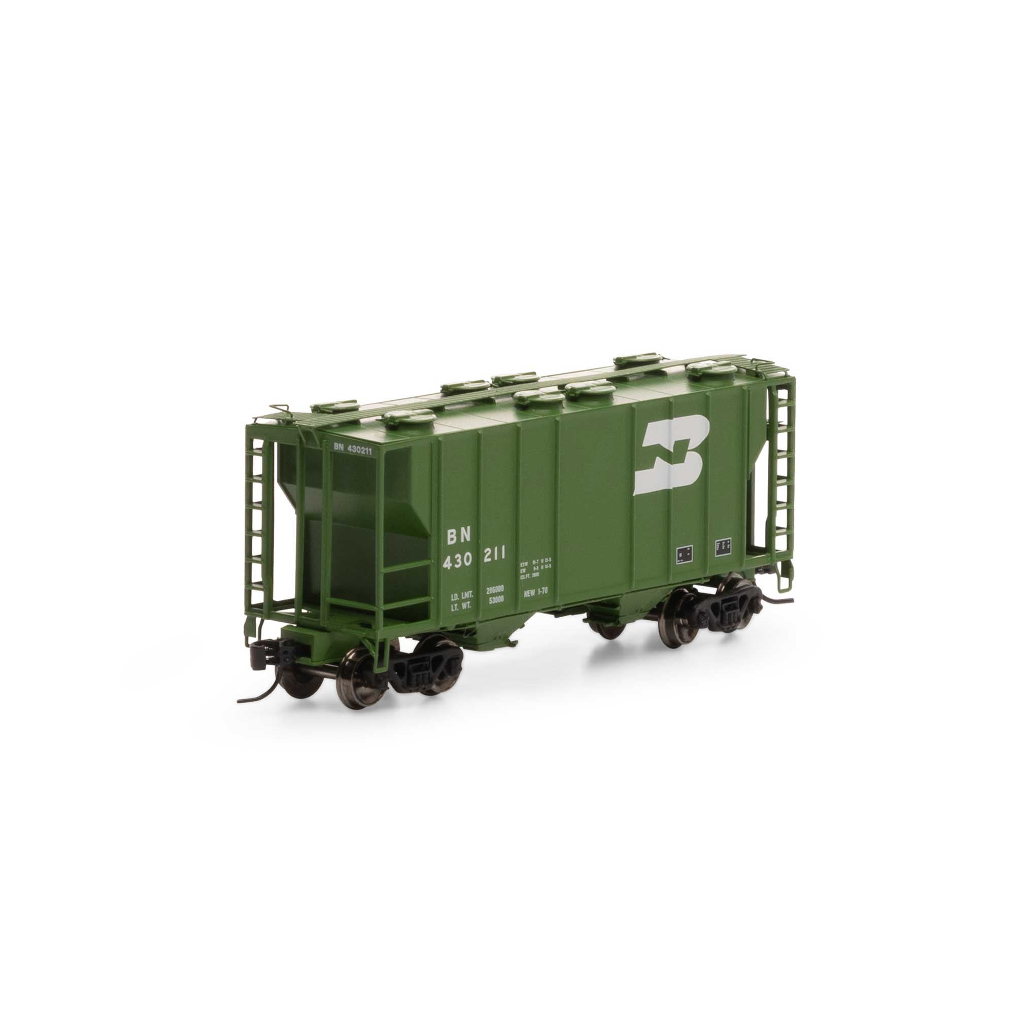Athearn N PS-2 2600 Covered Hopper BN #430211 ATH17239 N Rolling Stock ...