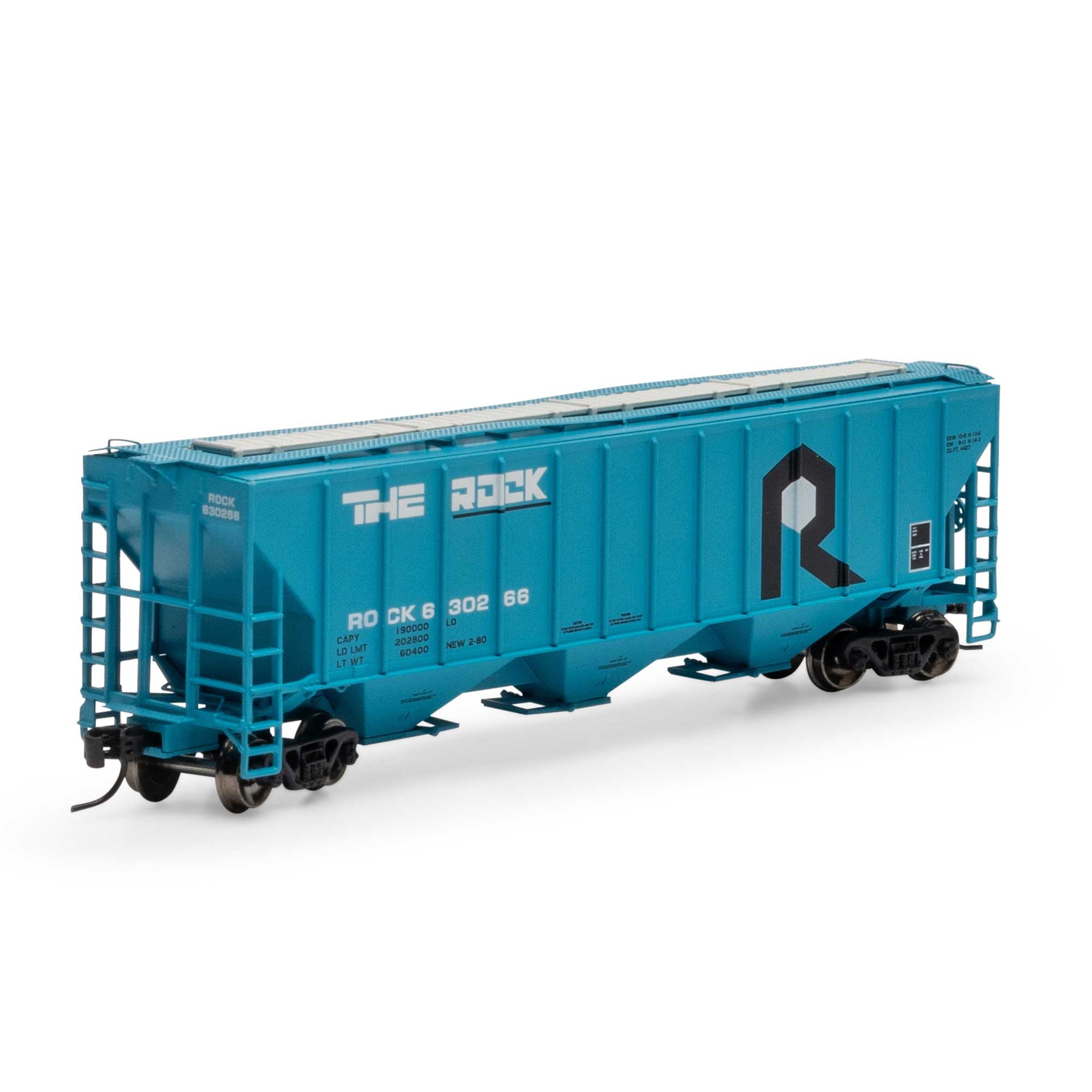 Athearn N PS 4427 Covered Hopper ROCK #630266 ATH27417 N Rolling Stock ...