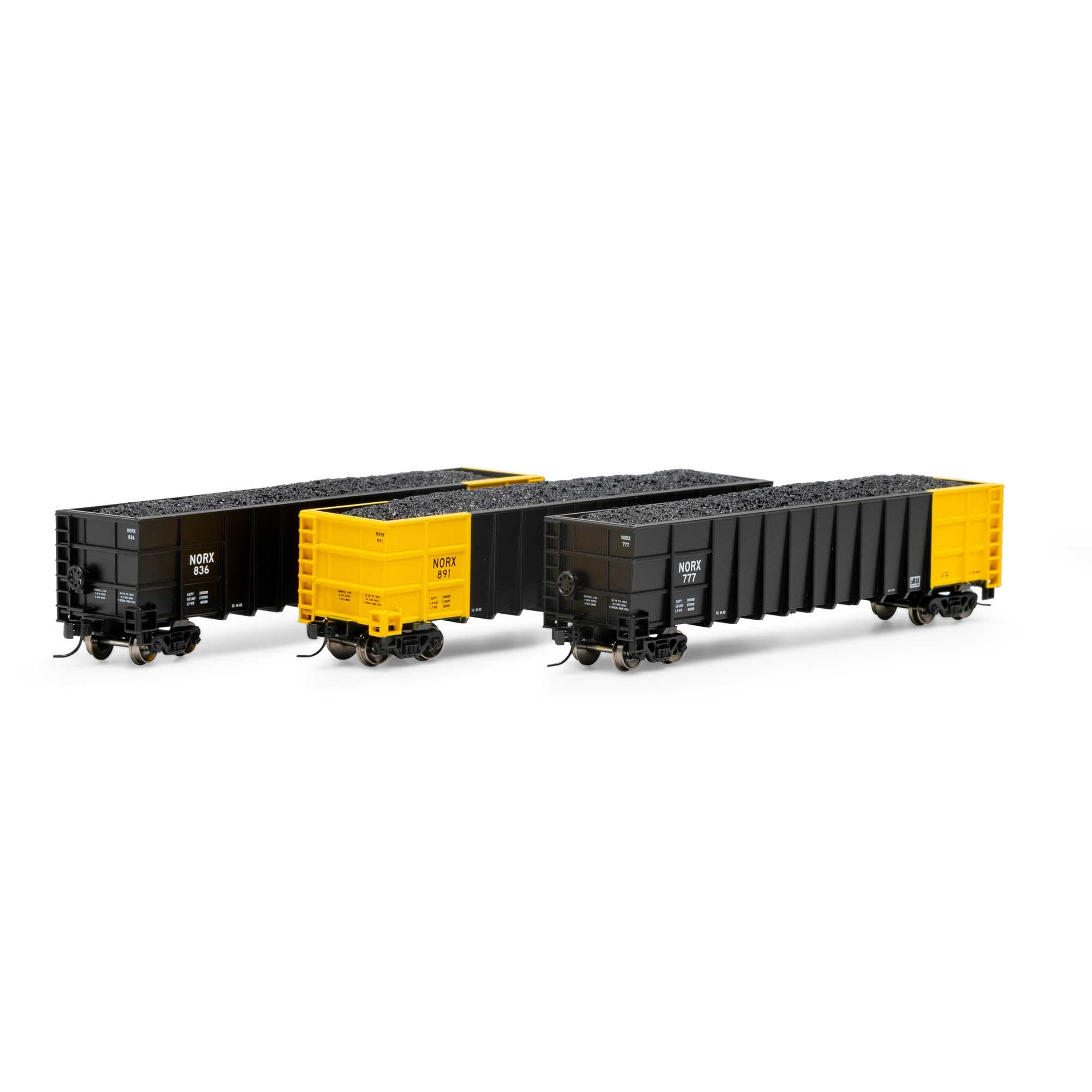 Athearn N Thrall High Side Gondola w/Load NORX #3 3 ATH3891 N Rolling Stock - Walmart.com