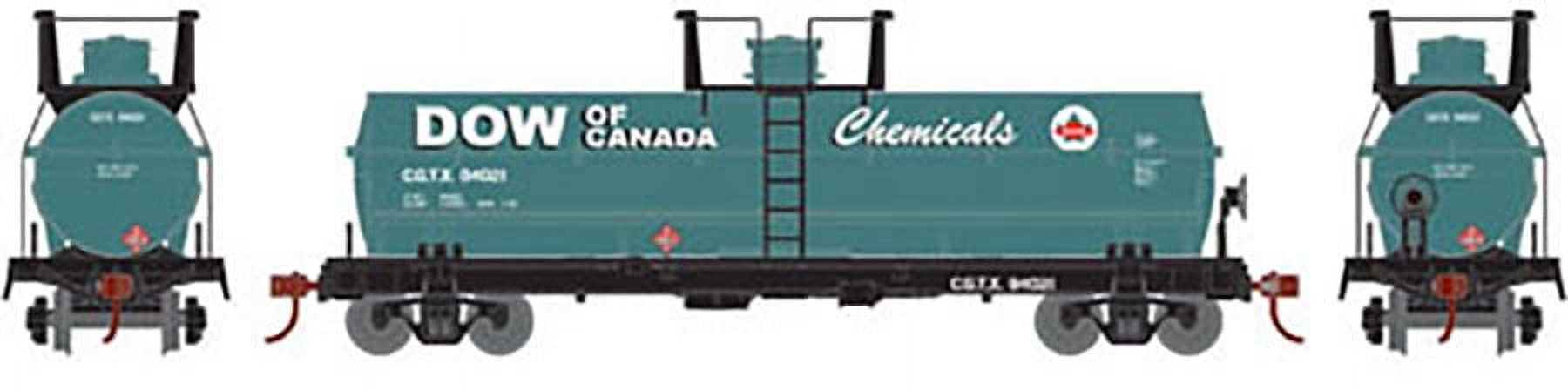 Athearn Roundhouse HO Scale Chemical Tank Car Dow of Canada #84021 ...