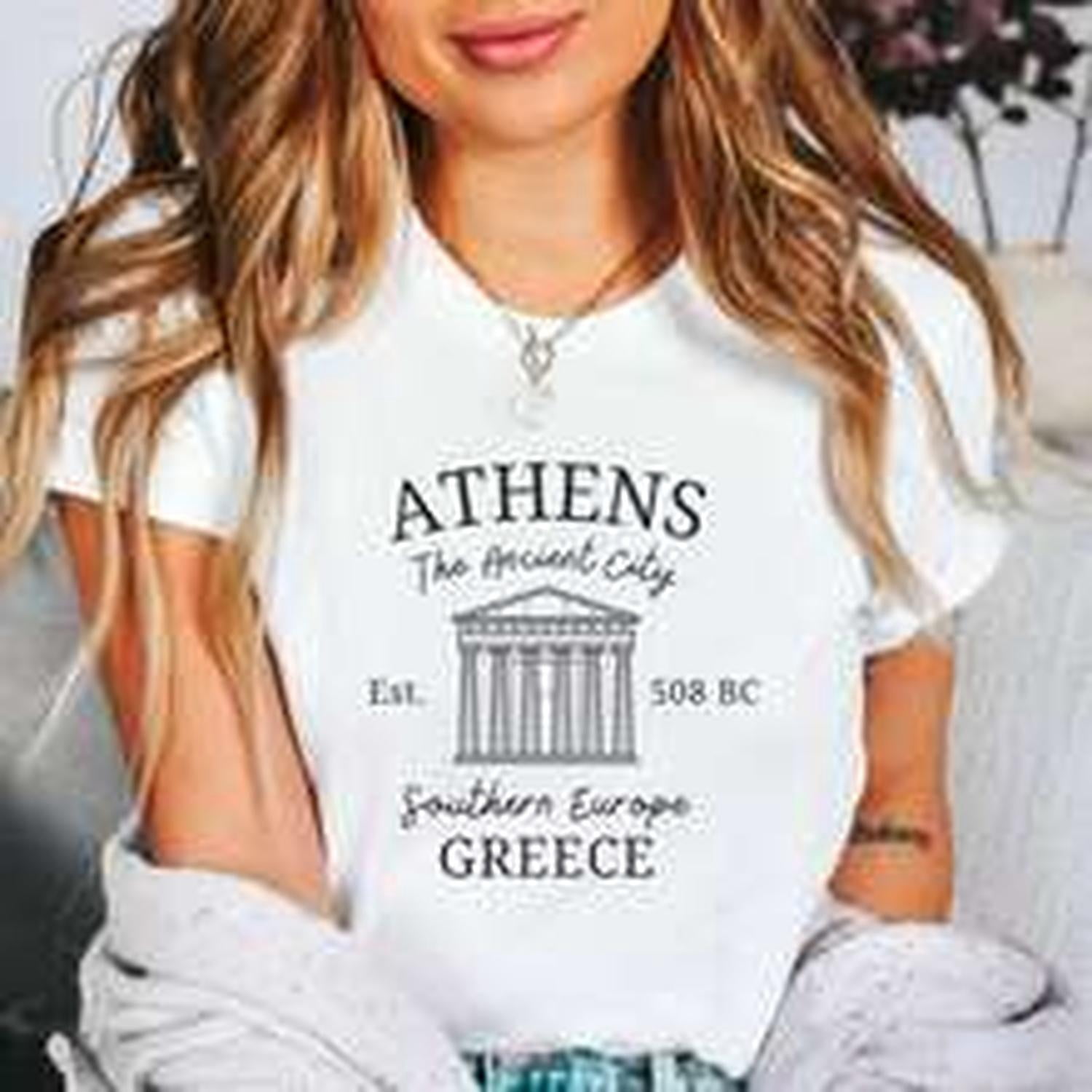 AthenS1 Hirt, Acropolis Gift, UniS1ex S1oftY1Le Athens T1SHirt, Greece ...