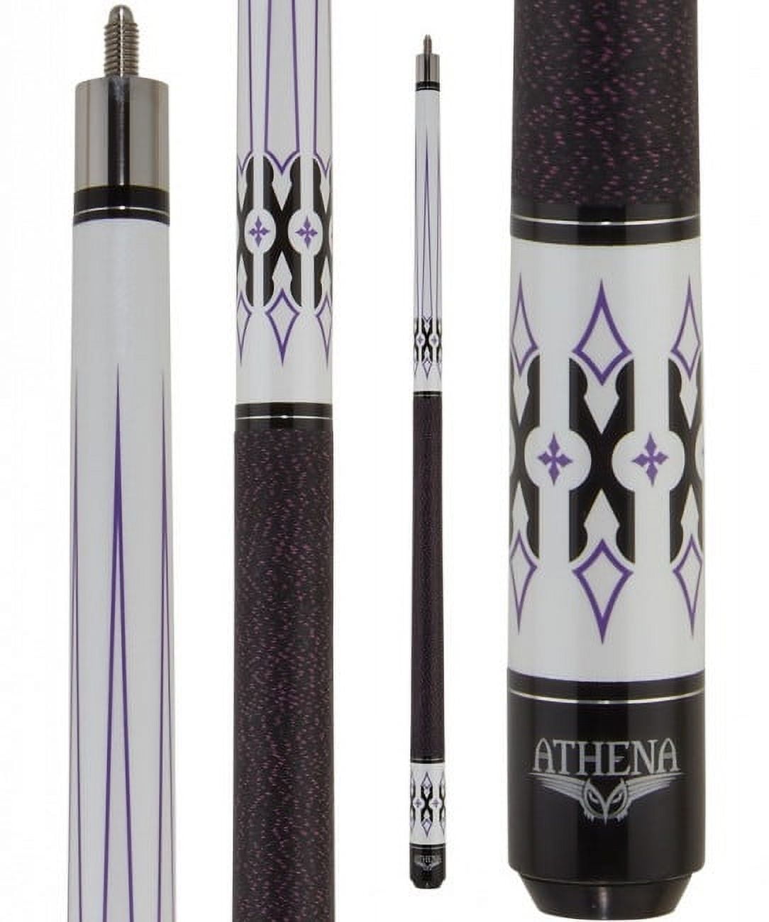 Athena ATH53 Purple Diamond and Points Pool Cue Billiard Stick ...