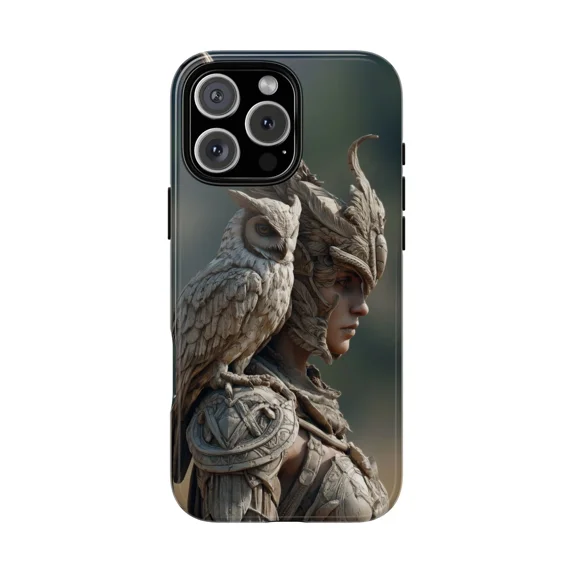 Athena Ancient Owl Mythology Art Case for iPhone 11-17 Pro Max ...