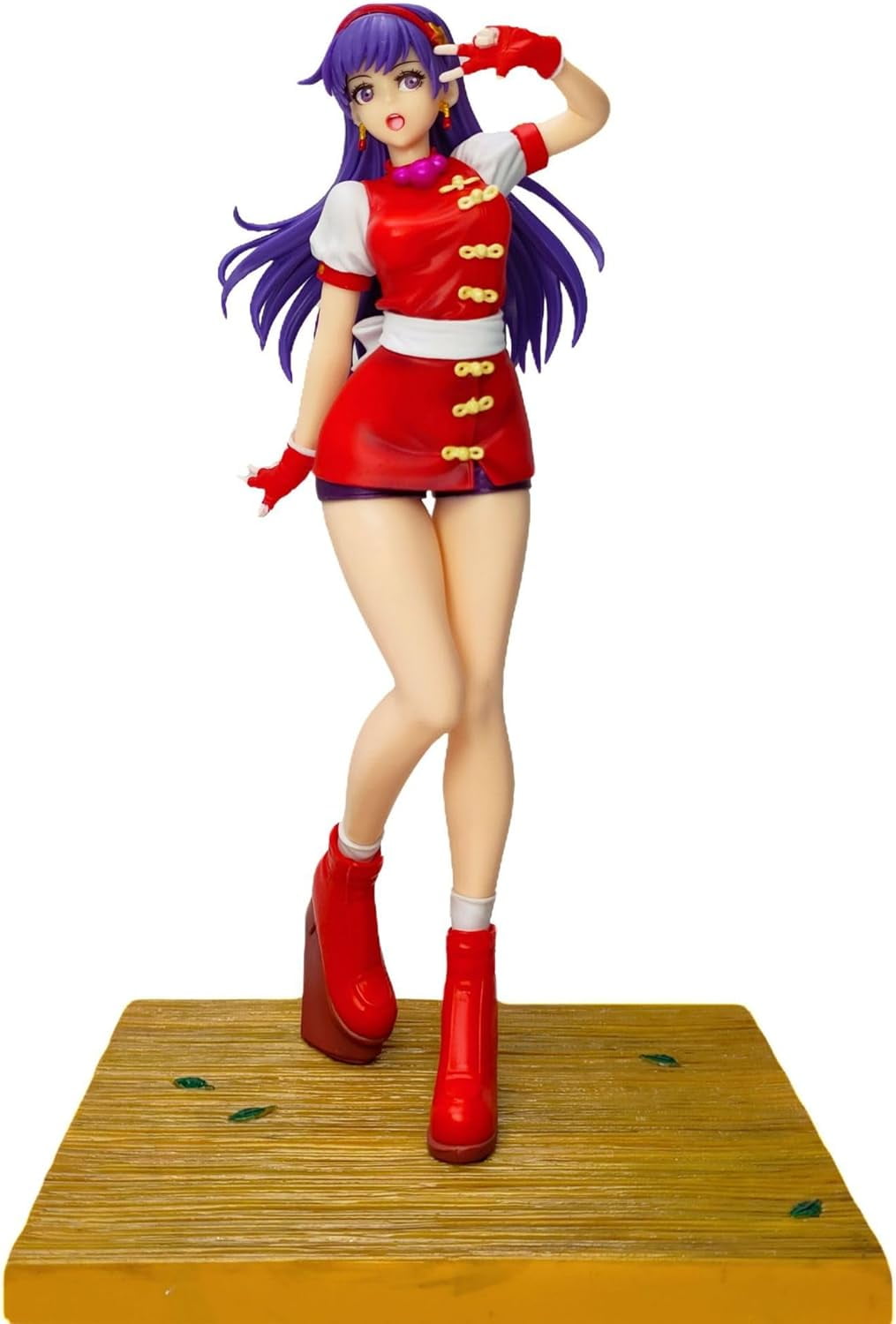 Athena Asamiya Figure, Red Suit Standing Athena Asamiya Anime Figures ...