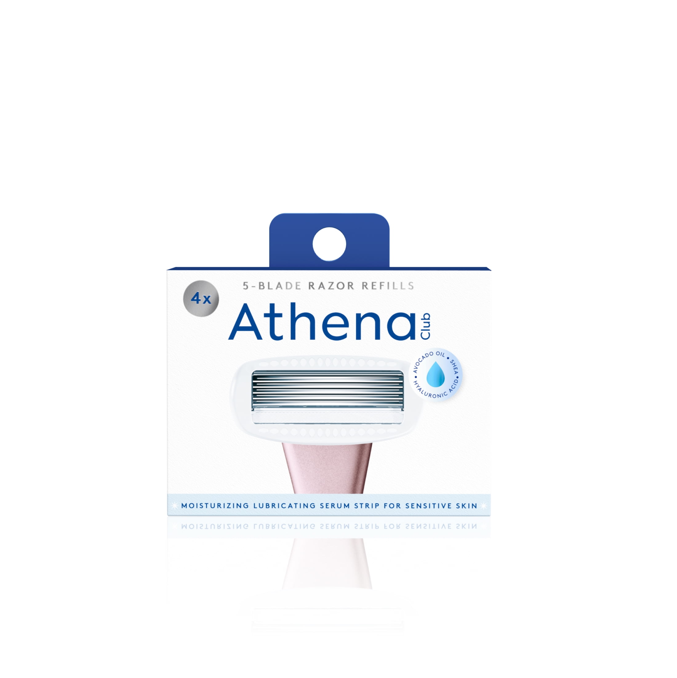 Athena Club Blade Refill 4ct with 5 Stainless Steel Blades Serum ...