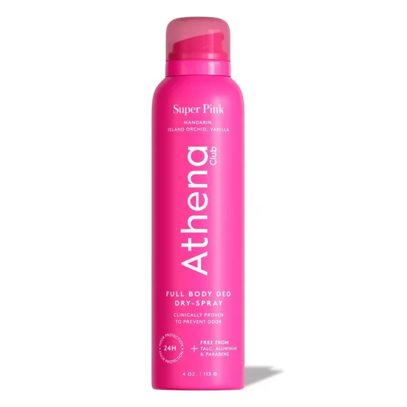 Athena Club Dry Touch Deo Body Spray Super Pink - Walmart.com