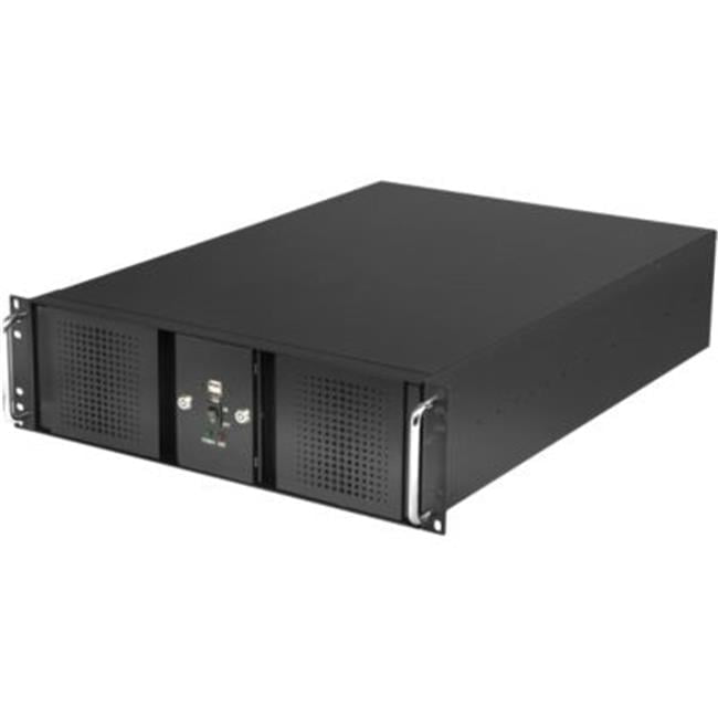 Athena Computer Power Corp. 3U Rackmount Black Steel Chassis - Walmart.com