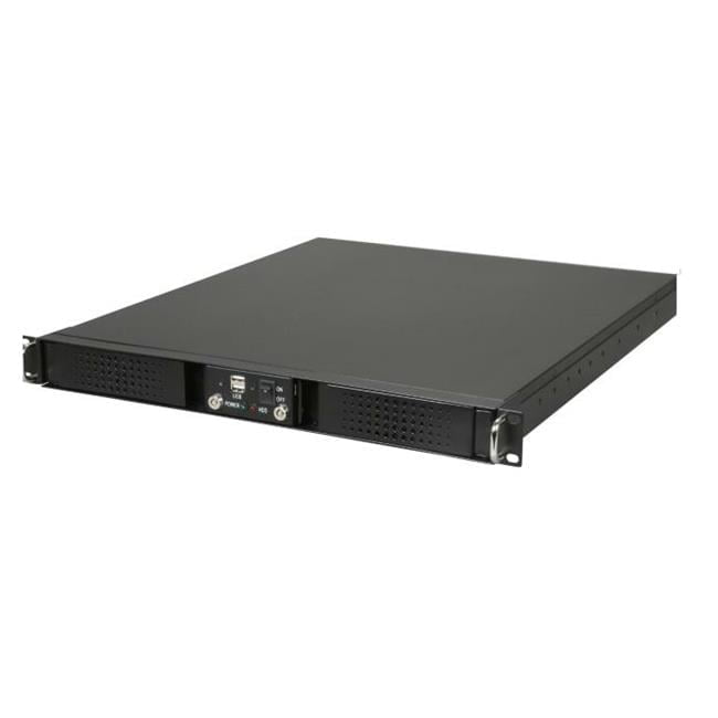 Athena Computer Power Corp. RM-DD1U12A408 1U Rackmount Black Steel ...