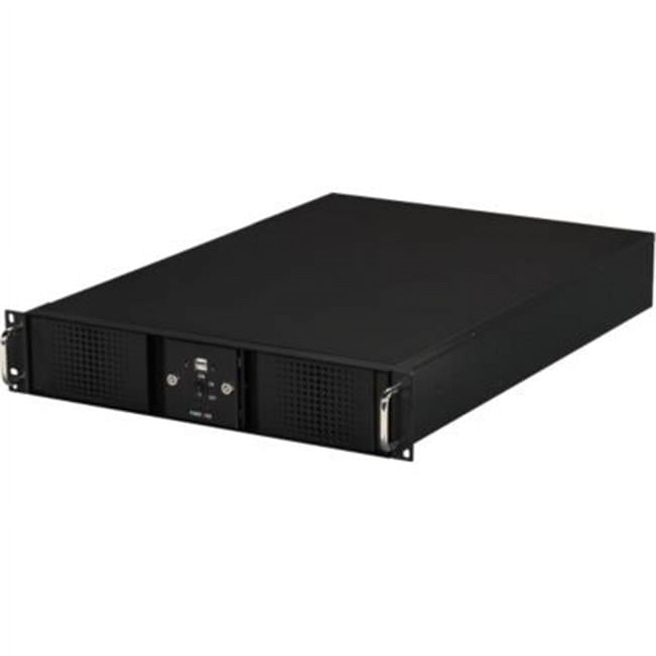 Athena Computer Power Corp. RM-DD2U24E708 2U Rackmount Black Steel ...