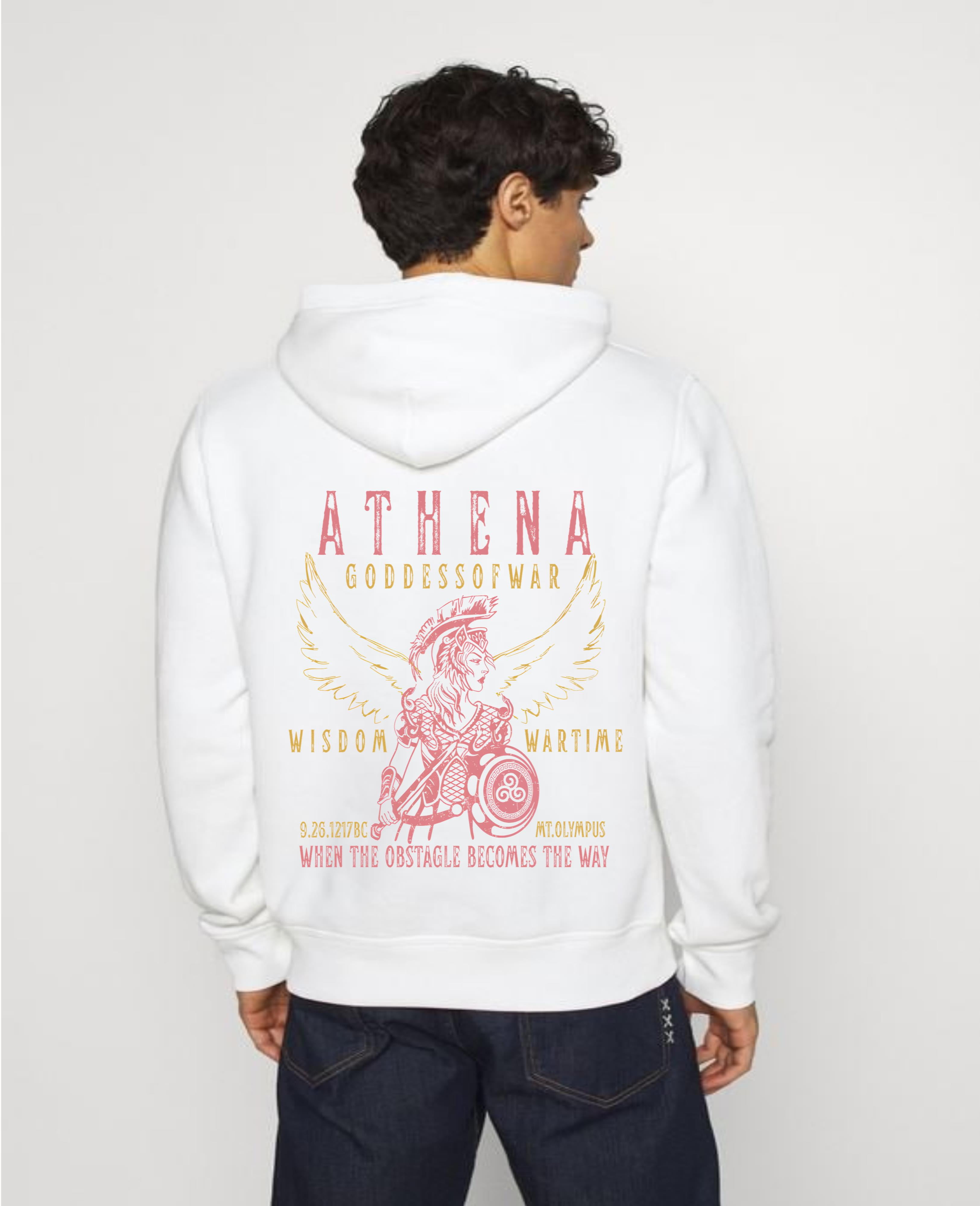 Athena Distressed Band Sweatshirt Greek Mythology Shirt Goddess Of War ...