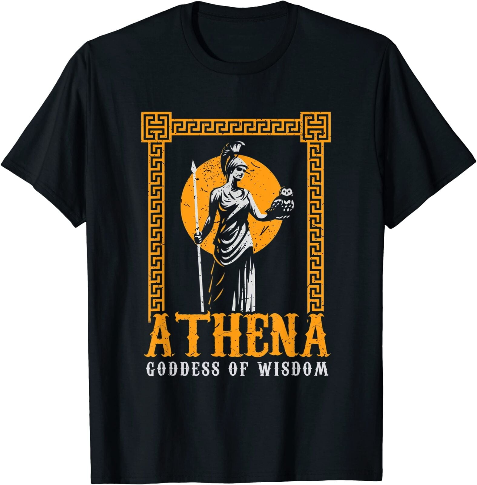 Athena, Goddess of wisdom Greek mythology T-Shirt Size S-5XL - Walmart.com