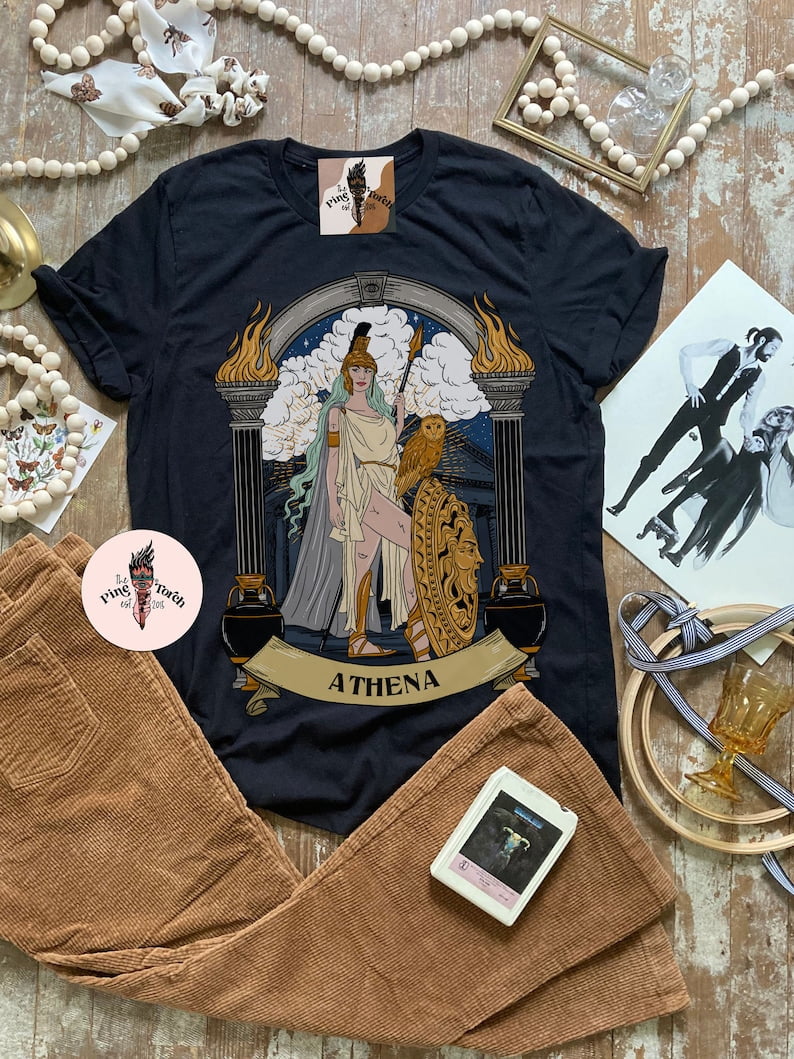 Athena Greek Goddess Shirt, Athena goddess shirt - Walmart.com