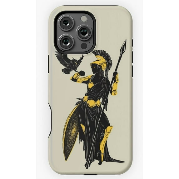 Athena Greek Goddess Silhouette Mythology iPhone 11–16 Pro Max ...