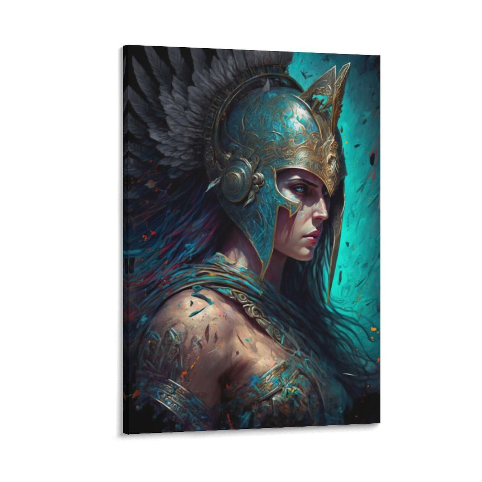 Athena Greek Mythology Poster Gifts Canvas Painting Poster Wall Art ...