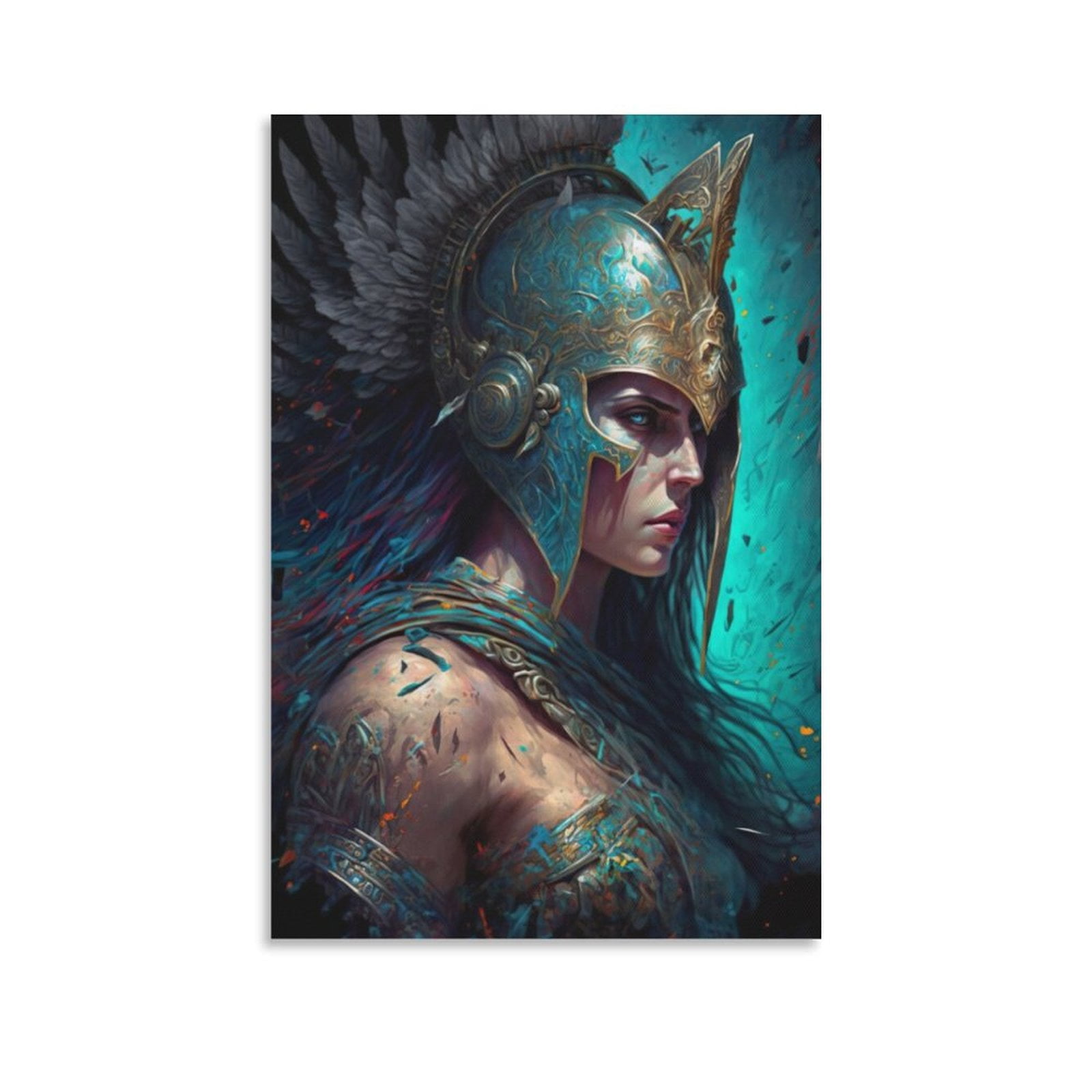 Athena Greek Mythology Poster Picture Print Wall Art Poster Painting ...