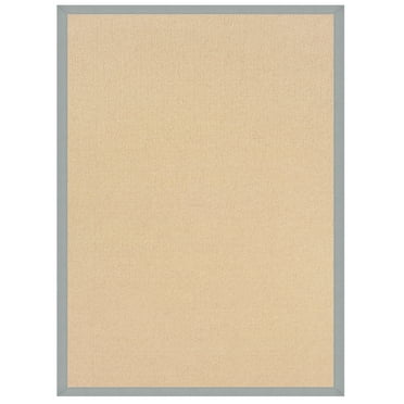 Linon Home Décor Athena Area Rug or Runner Collection, Sisal and Red, 8 ...