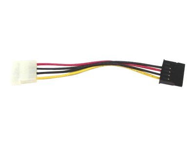 Athena Power CABLE-AD03 4.25 in. Molex 4-PIN to SATA 15-PIN Power ...