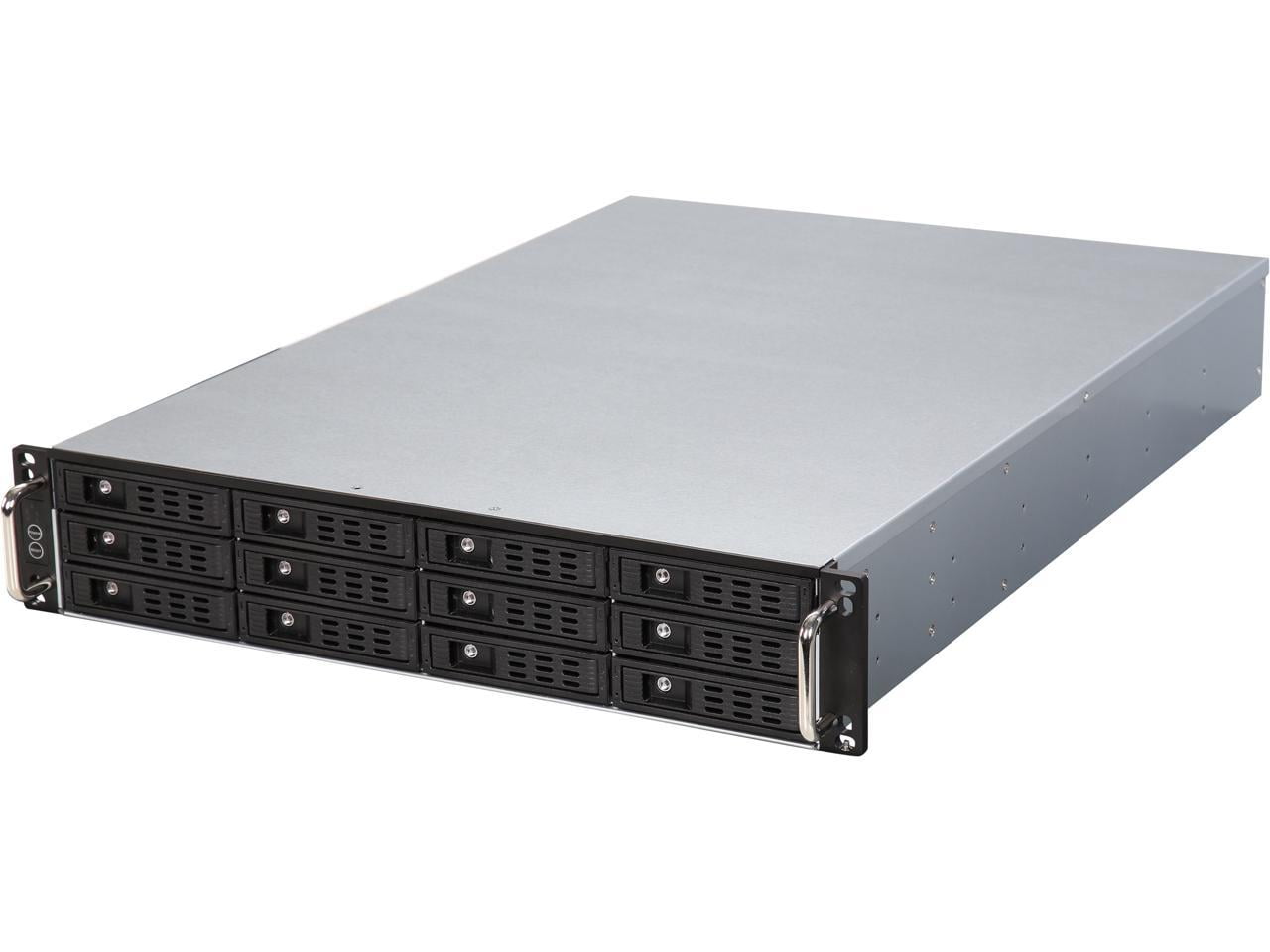 Athena Power RM-2U2123HE12 12Gb/s 2U Hot-Swap 12-Bay E-ATX Rackmount ...