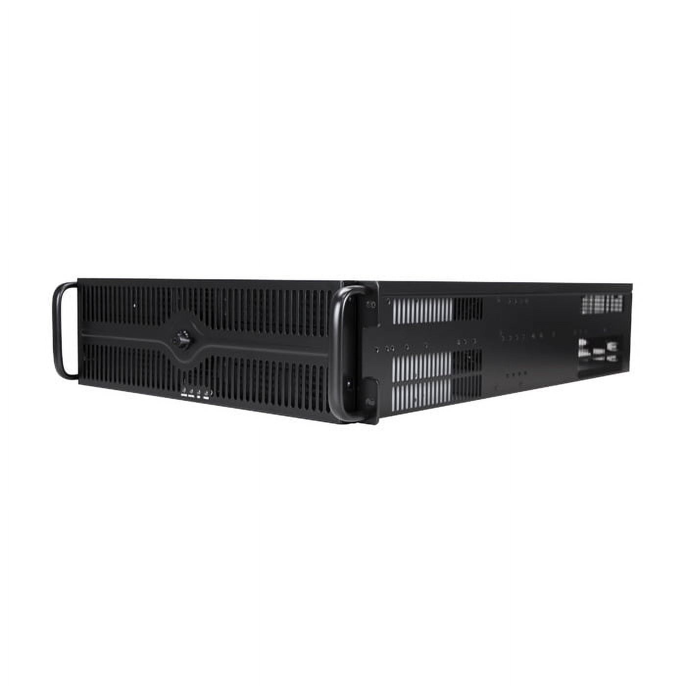 Athena Power RM-3U364B85, Black 1.2 mm thickness 3U Rackmount Server ...