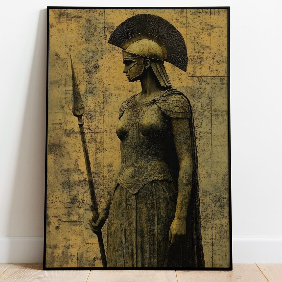 Athena Wall Art, "The Silence Of Victory", Greek Mythology, Greek ...