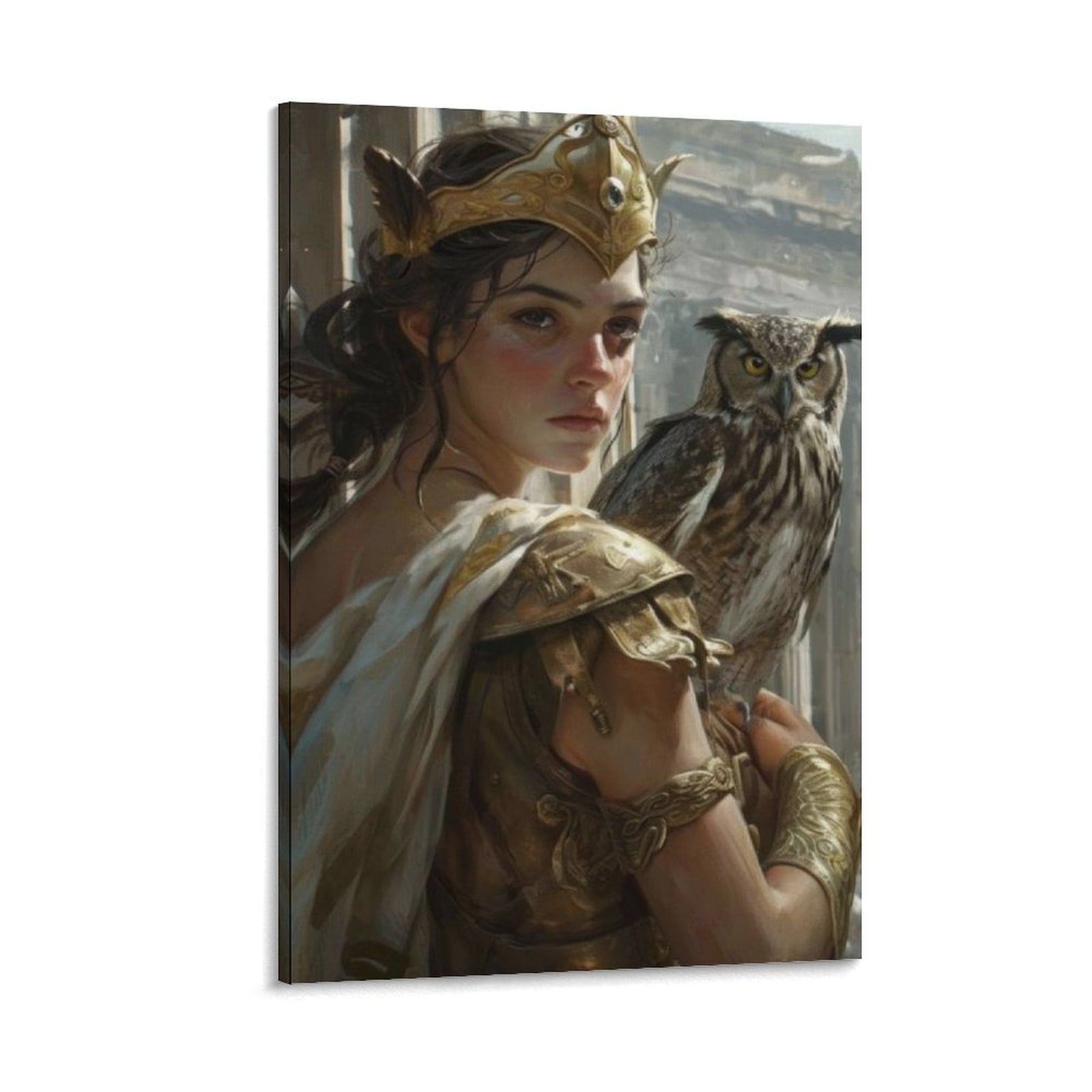 Athena from Greek Myth Poster Posters Art Print Wall Photo Paint Poster ...